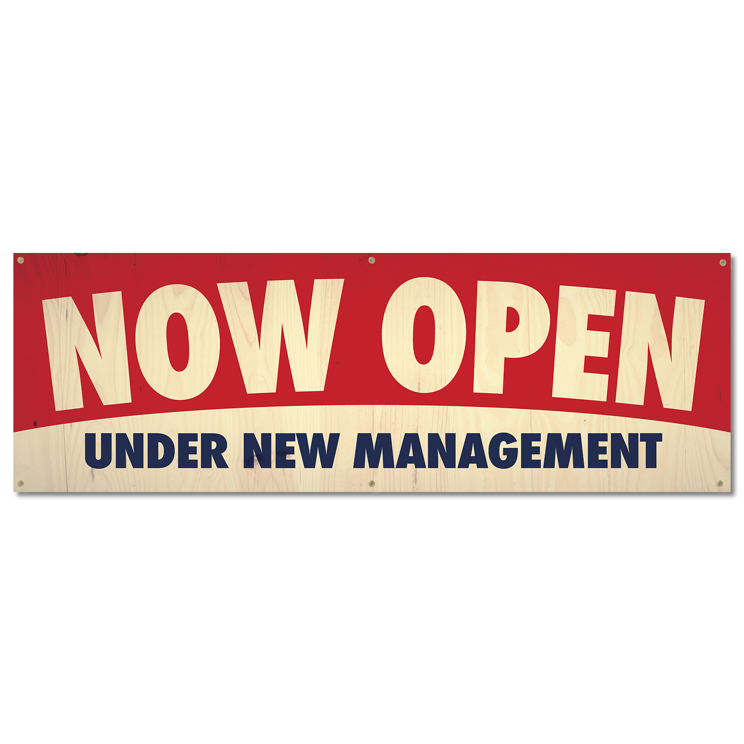 Now Open | 24" X 72" Banner | Outdoor Vinyl Sign With Grommets ...
