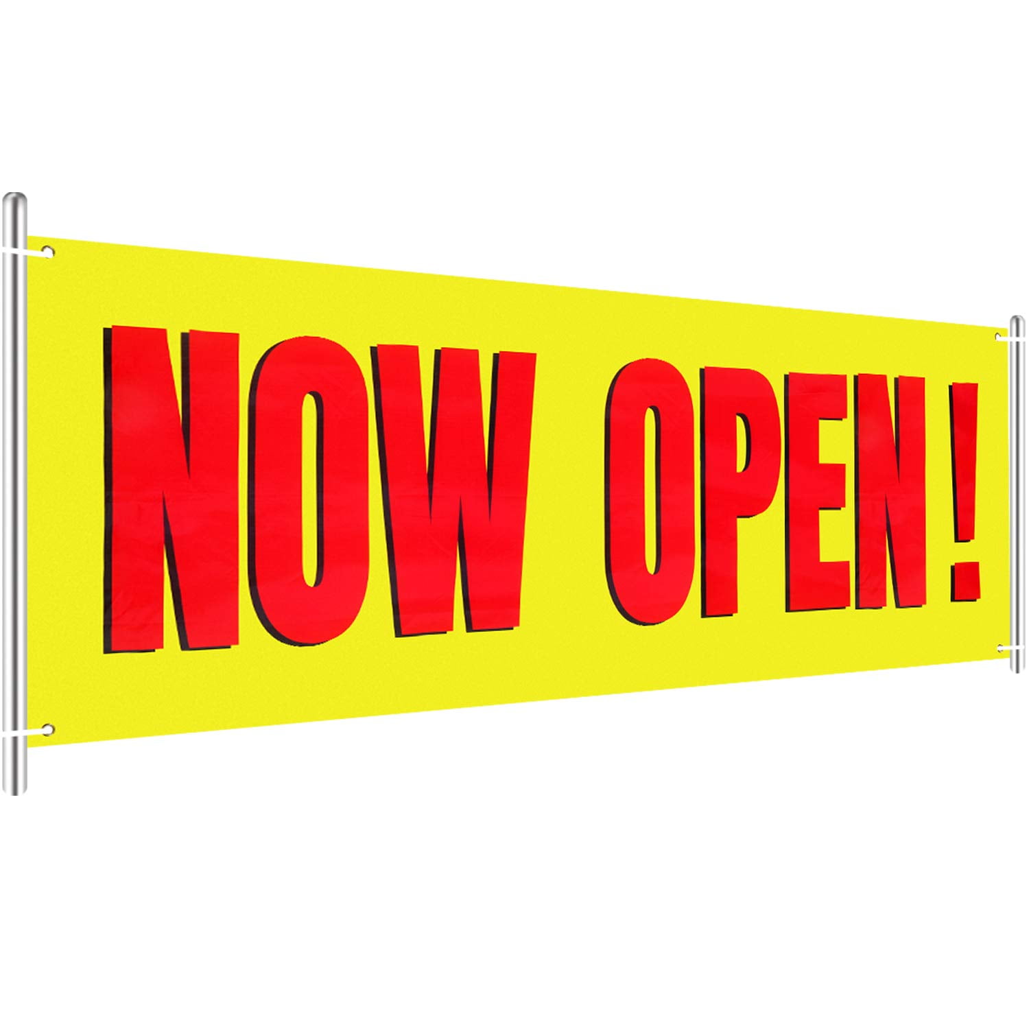 Now Open Banner Garden Outdoor Indoor Signs Polyester Store Hanging ...