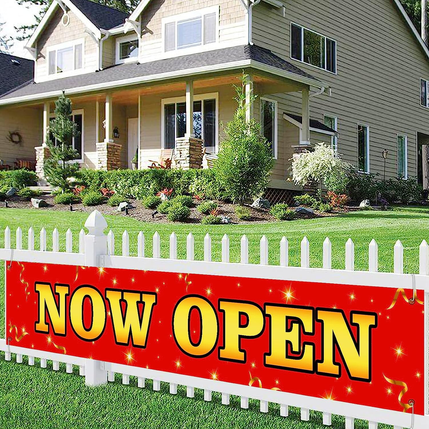Now Open Banner,Grand Opening Banner,New Shop Grand Opening Decorations ...