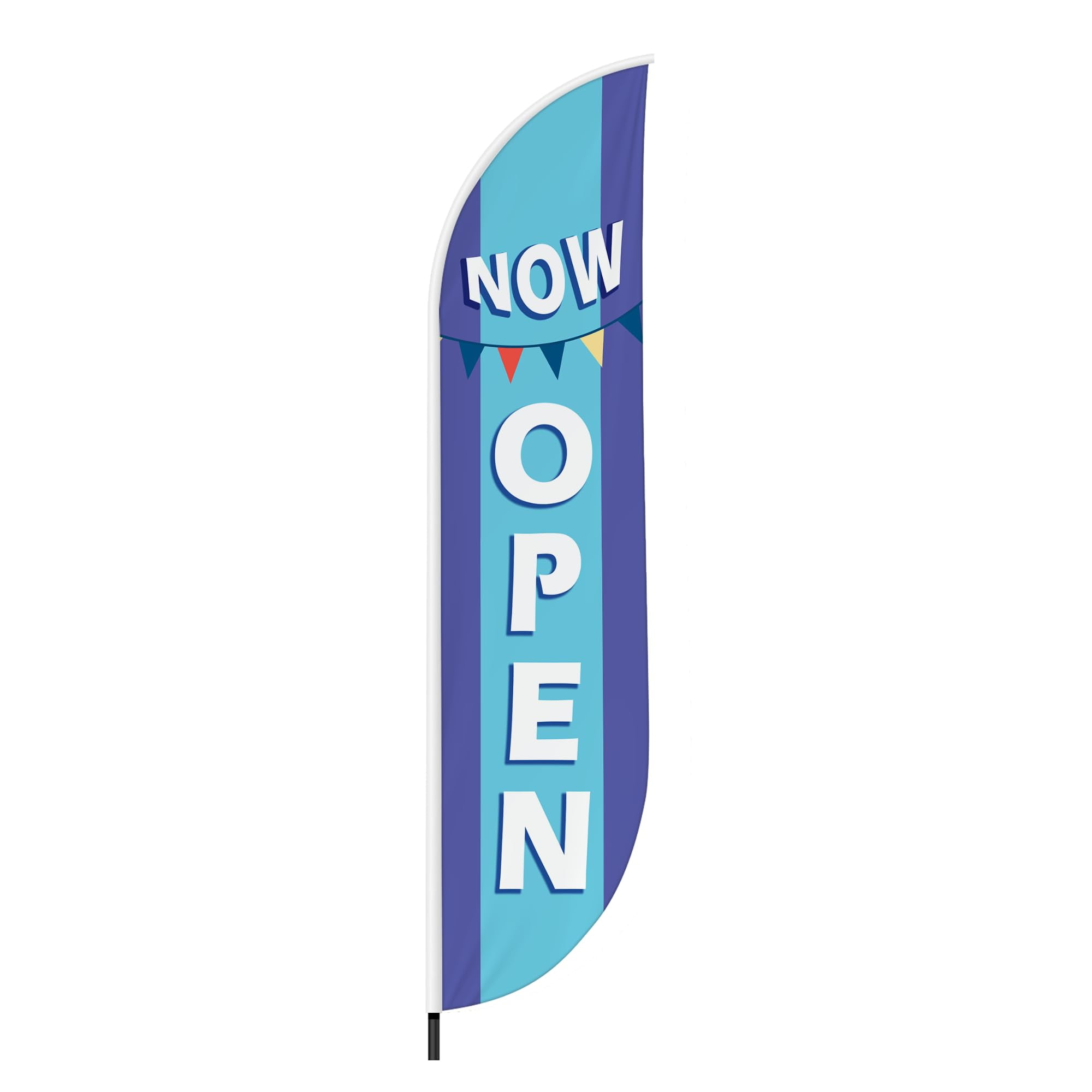 Now Open Feather Flag(11.5feetX2.5feet) by DreamController | Outdoor ...