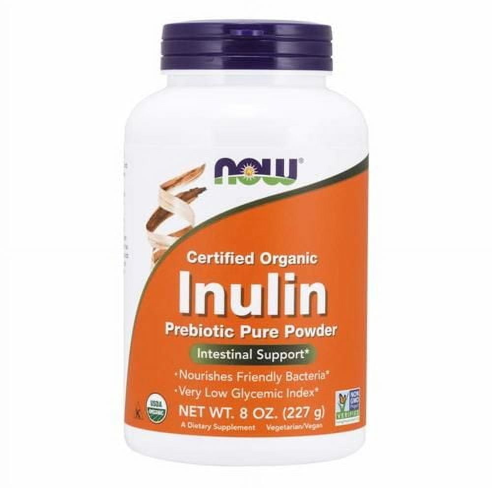 Now - Organic Inulin Powder 8 Oz Packaging May Vary - Walmart.com
