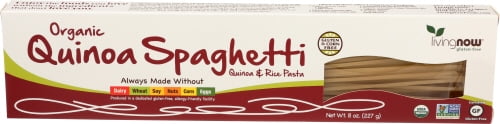 Now Pasta Quinoa Spaghetti 8 oz (Pack of 12) - Walmart.com