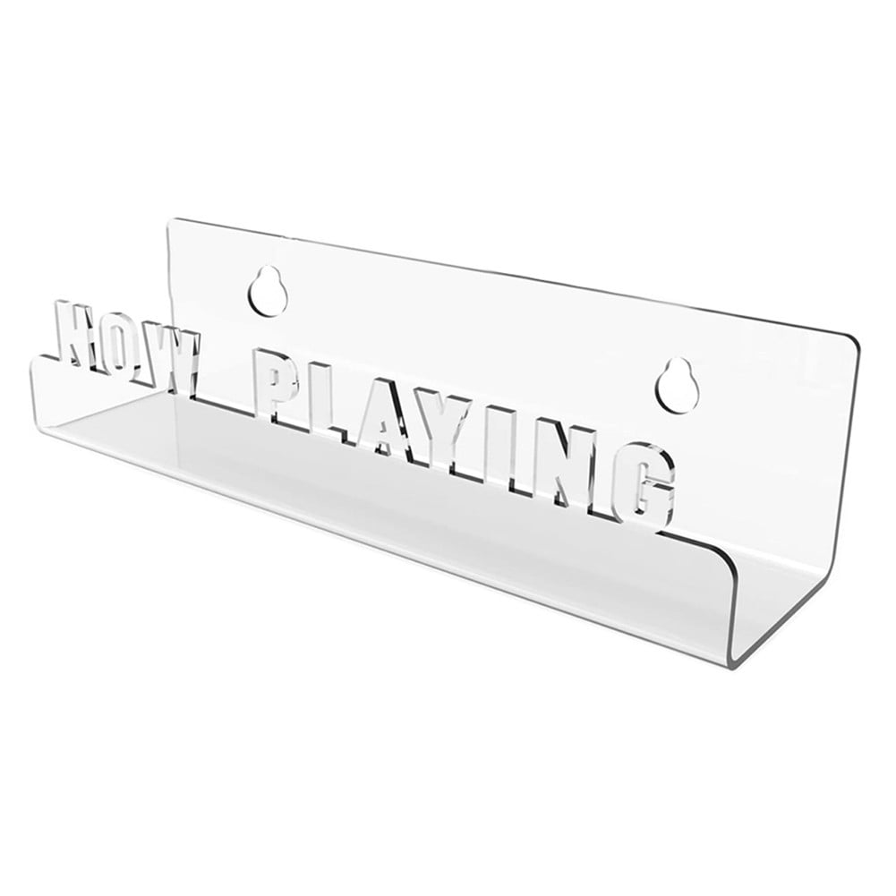 Now Playing Acrylic Vinyl Record Shelf Wall Mount For Albums CDs Home ...