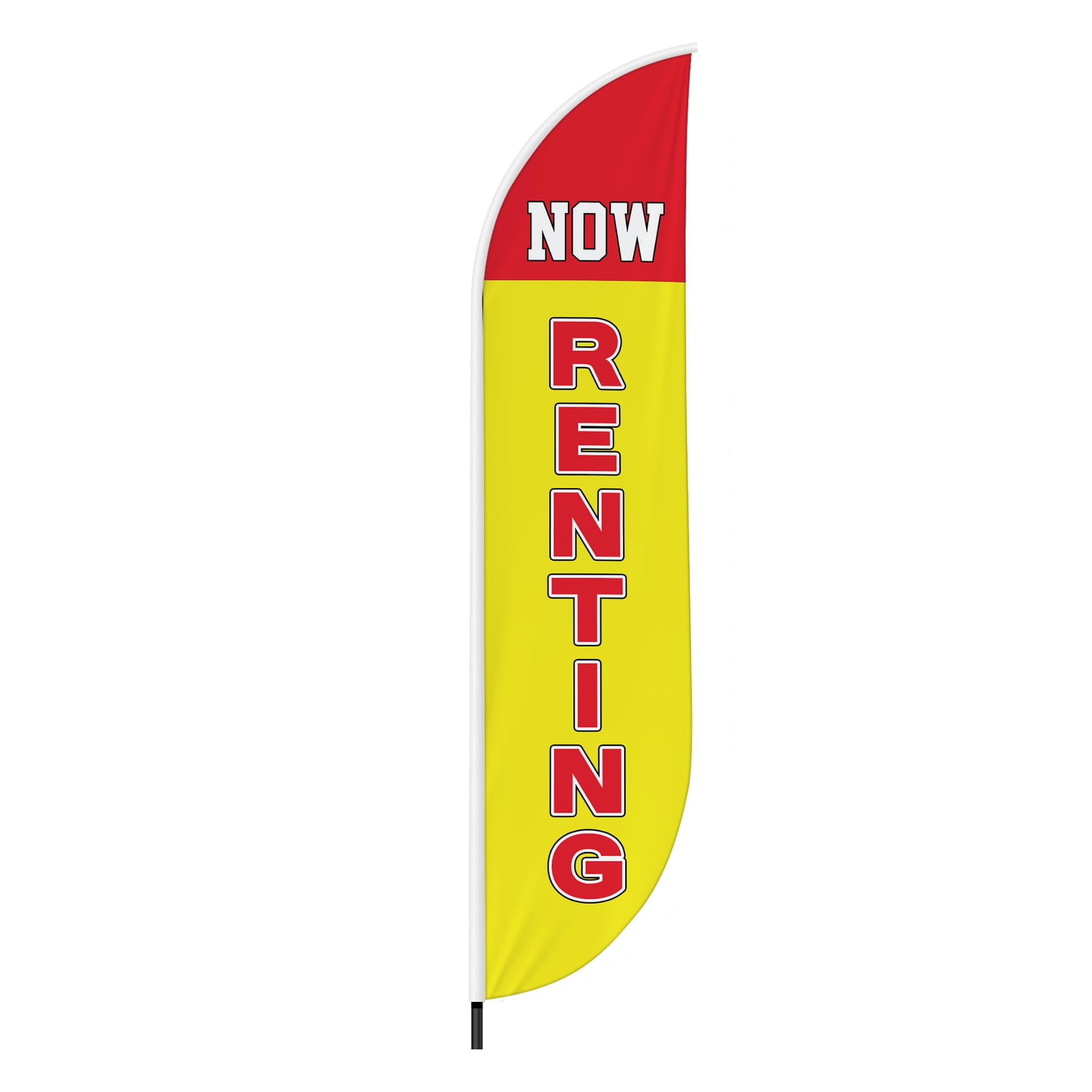 Now Renting Feather Flag(11.5feetX2.5feet) by DreamController | Outdoor ...