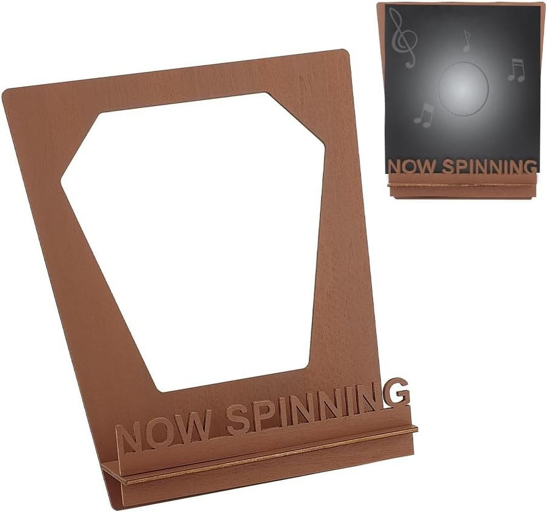 Now Spinning Vinyl Record Stand Now Spinning Record Holder Wood Record ...