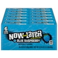 Now and Later Blue Raspberry Long Lasting Chewy Candy, 0.93 oz Bars, 24 ...