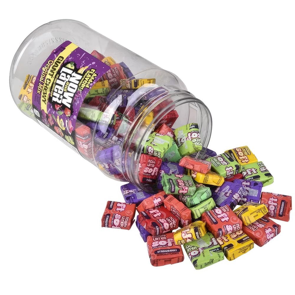 Now and Later Giant BCF26 Soft Chewy Taffy Candy (31.8 Ounces ...