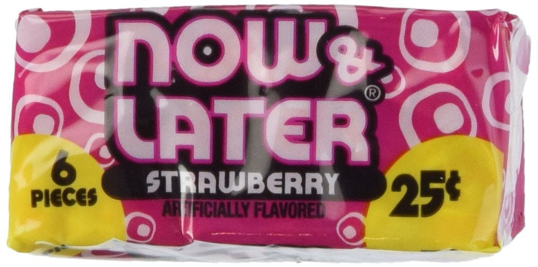 Now and Later Strawberry -6pc (24 pack) - Walmart.com