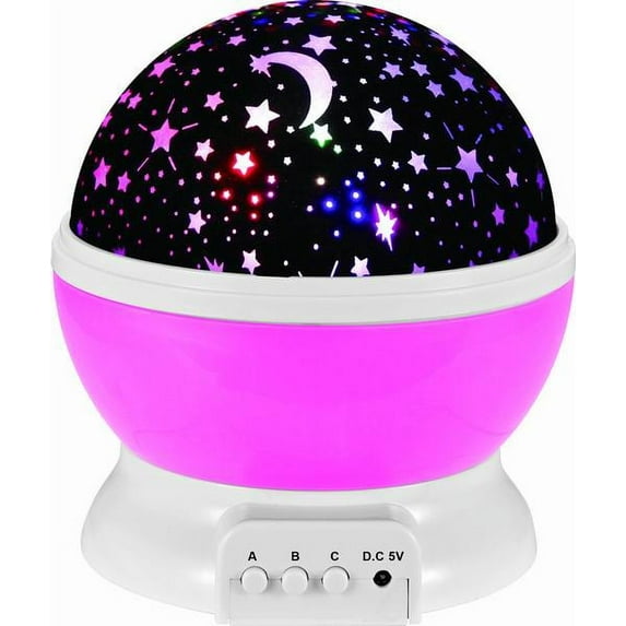 NowGo Night Night Night Light Projection Lamp - Pink - Walmart.com