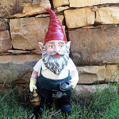 Nowaday Gnomes - Gardener The Gnome Holding a Watering Can & Garden ...