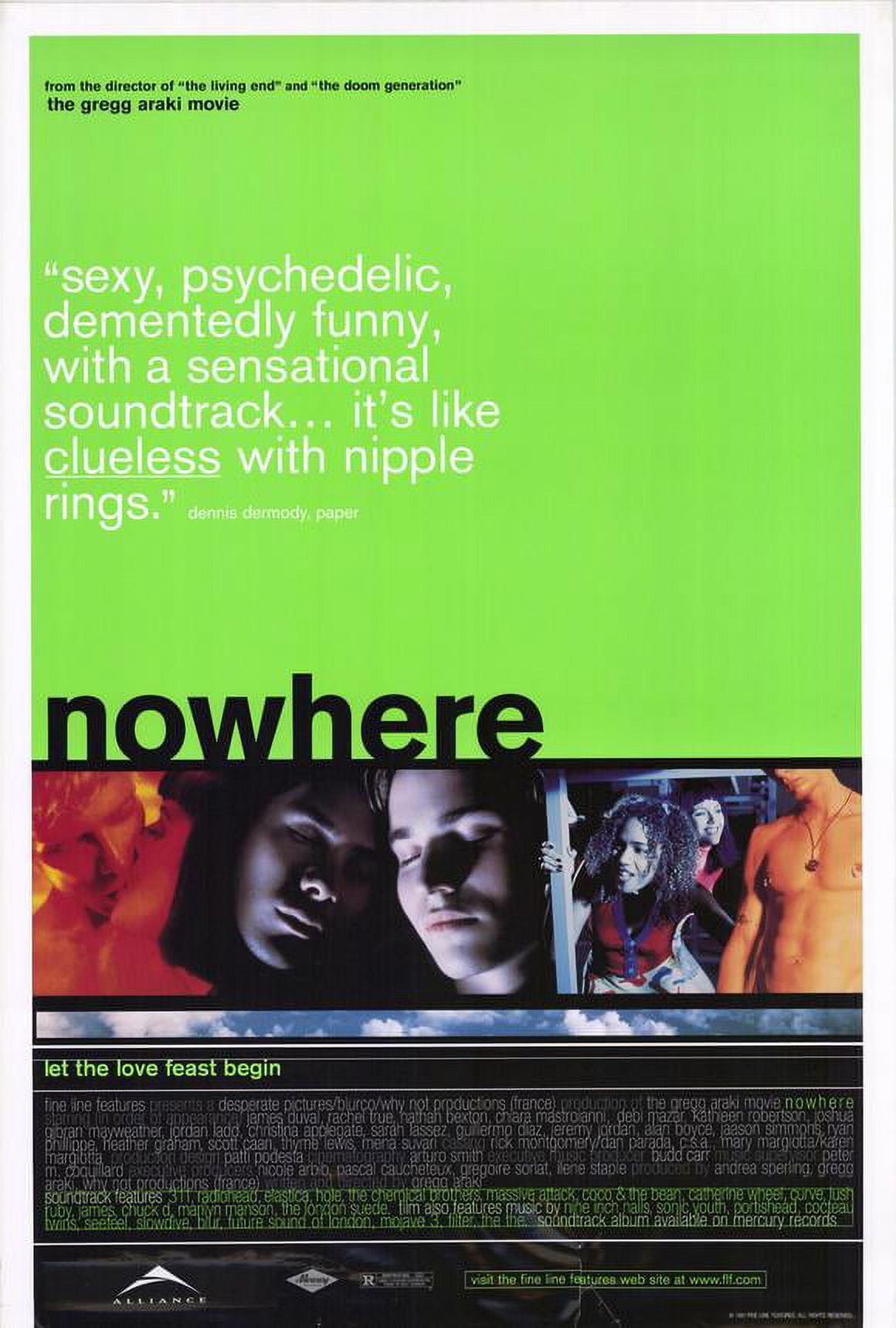 Nowhere (1997) 11x17 Movie Poster - Walmart.com