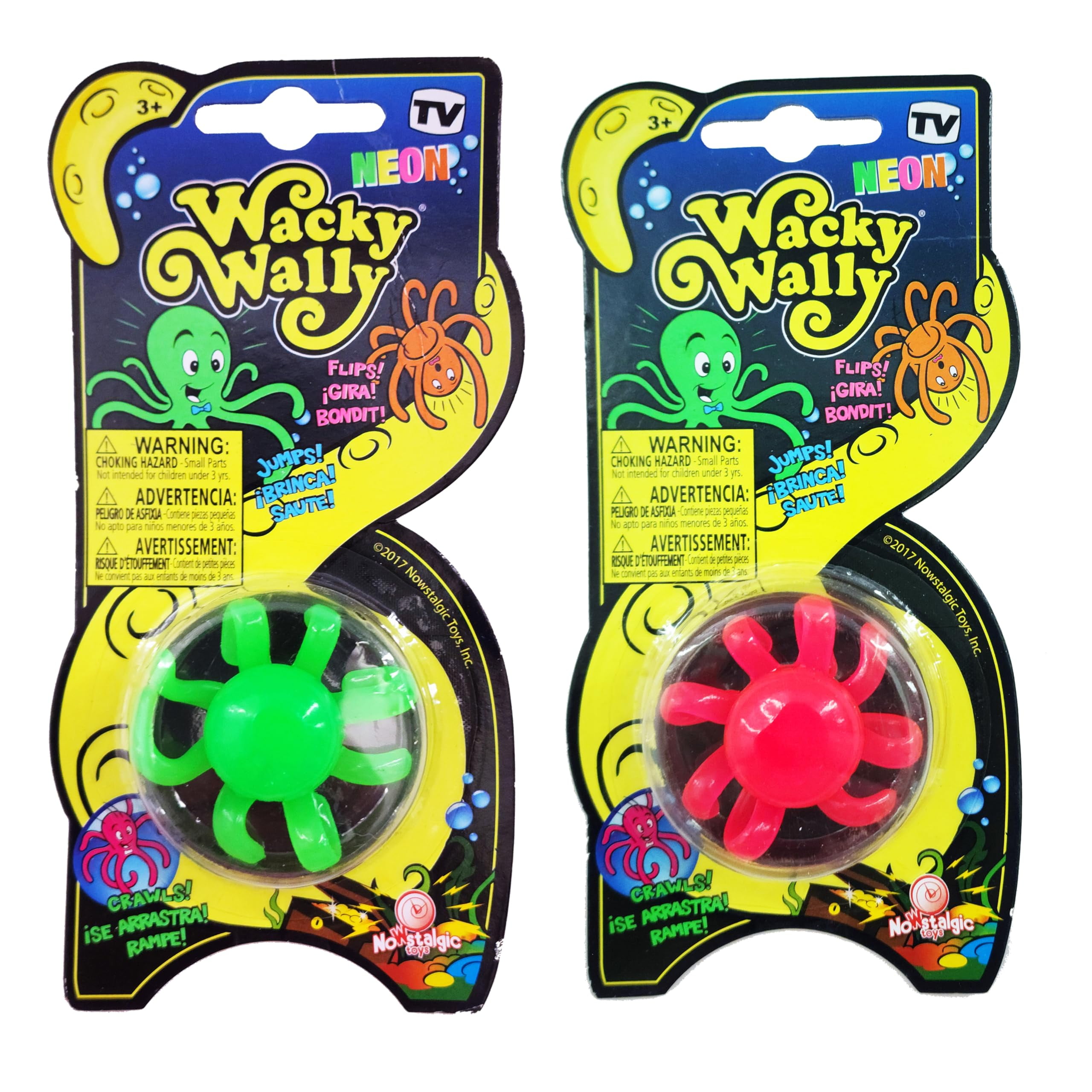 Nowstalgic Toys Wacky Wally, The Original Wall Crawler ( 2 Pack ...