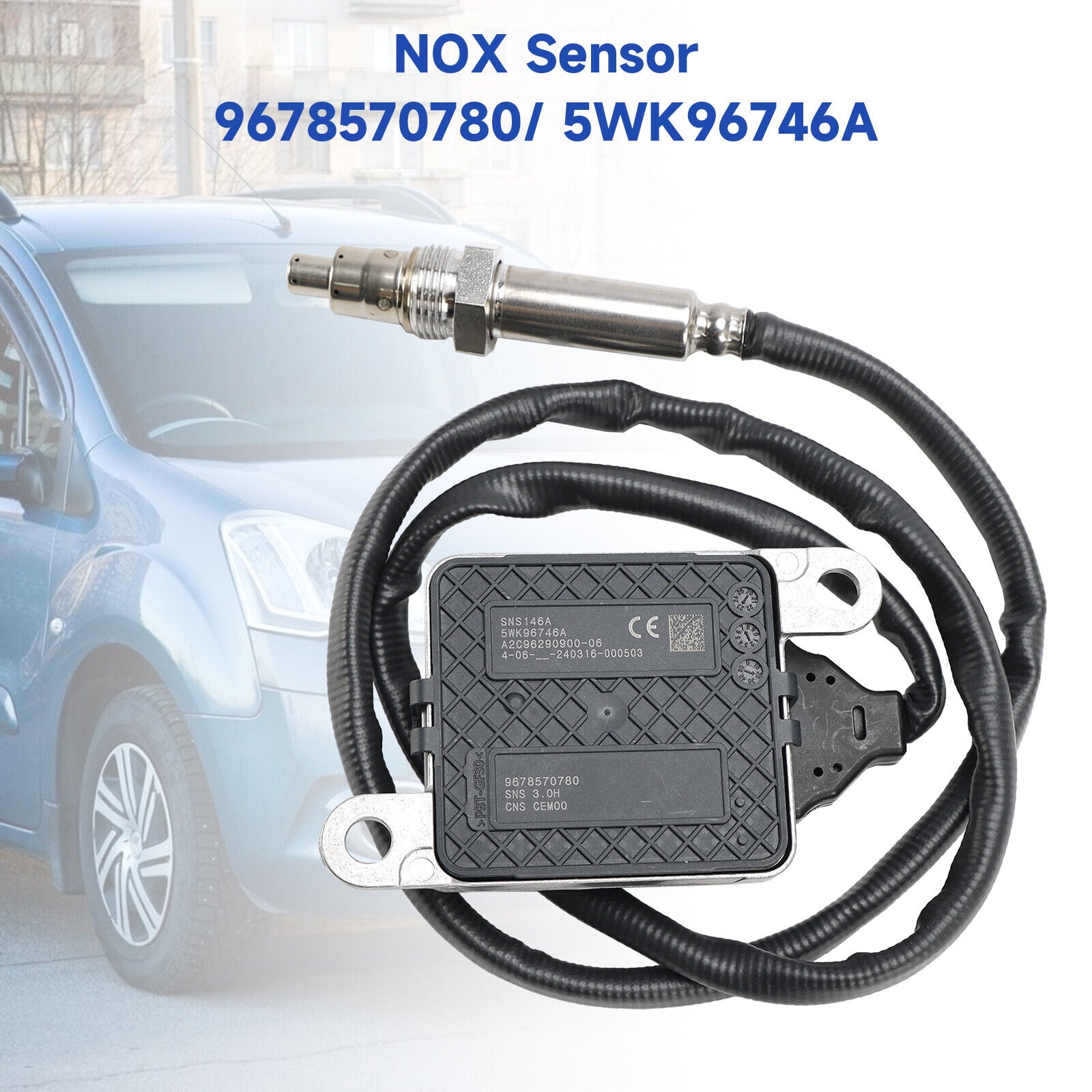 Nox Nitrogen Oxide Sensor 9678570780 For Citroen Peugeot 1.6HDi 2.0 HDi ...