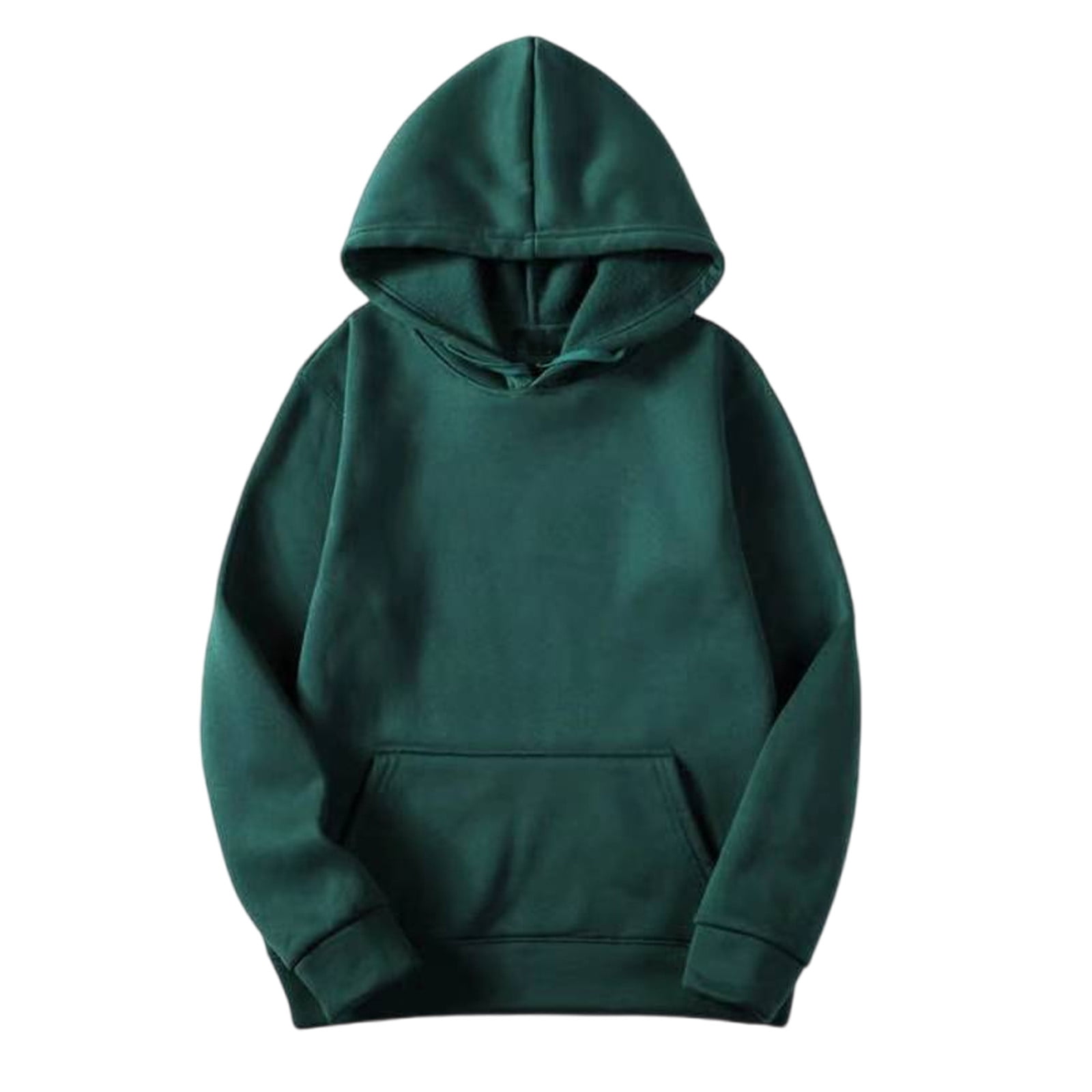 NoxwB Men's Relaxed Fit Solid Color Hoodies Casual Athletic Outdoor ...