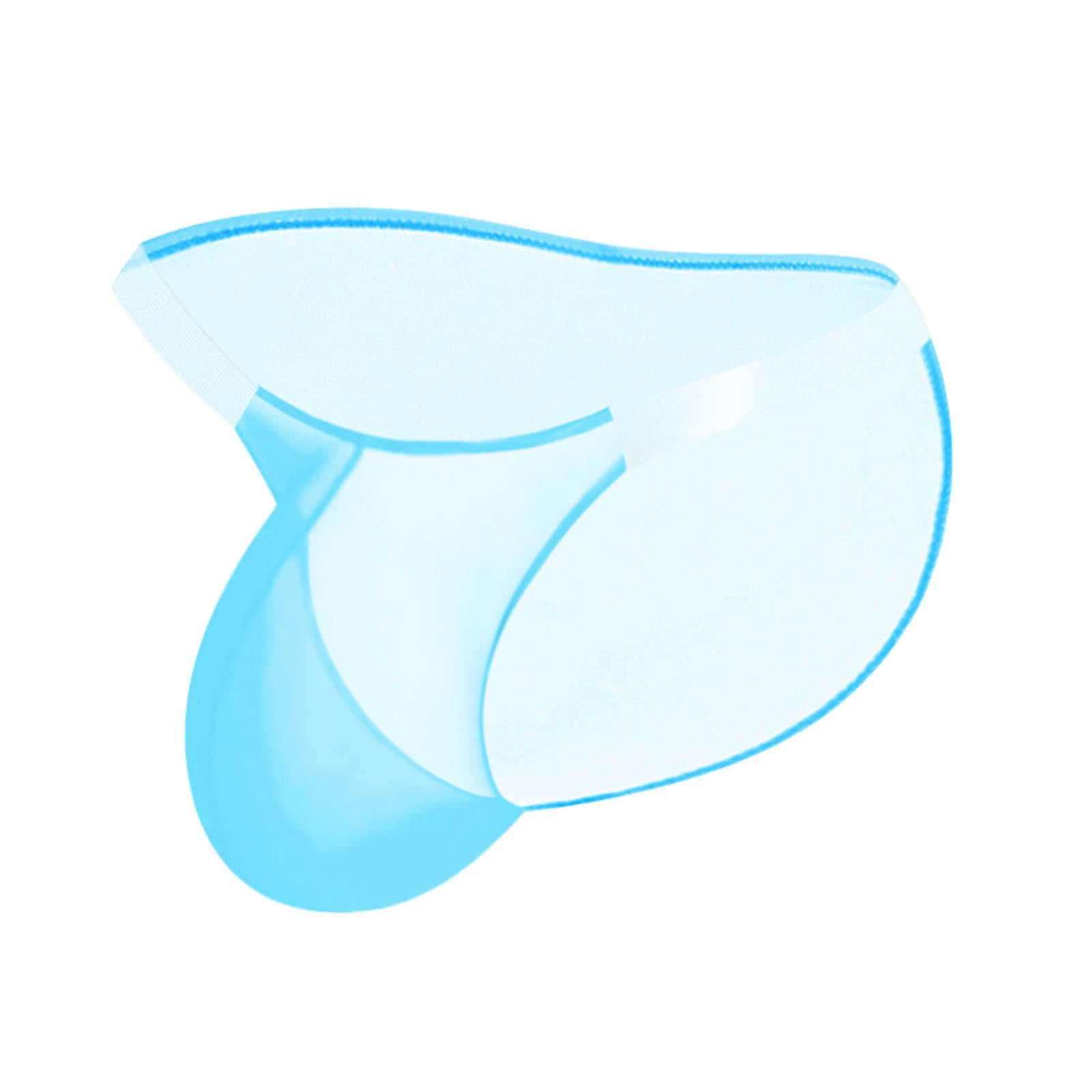 NoxwB Men's Sexy Cover Buttock Translucent Enhanced Pouch Bikini Briefs ...