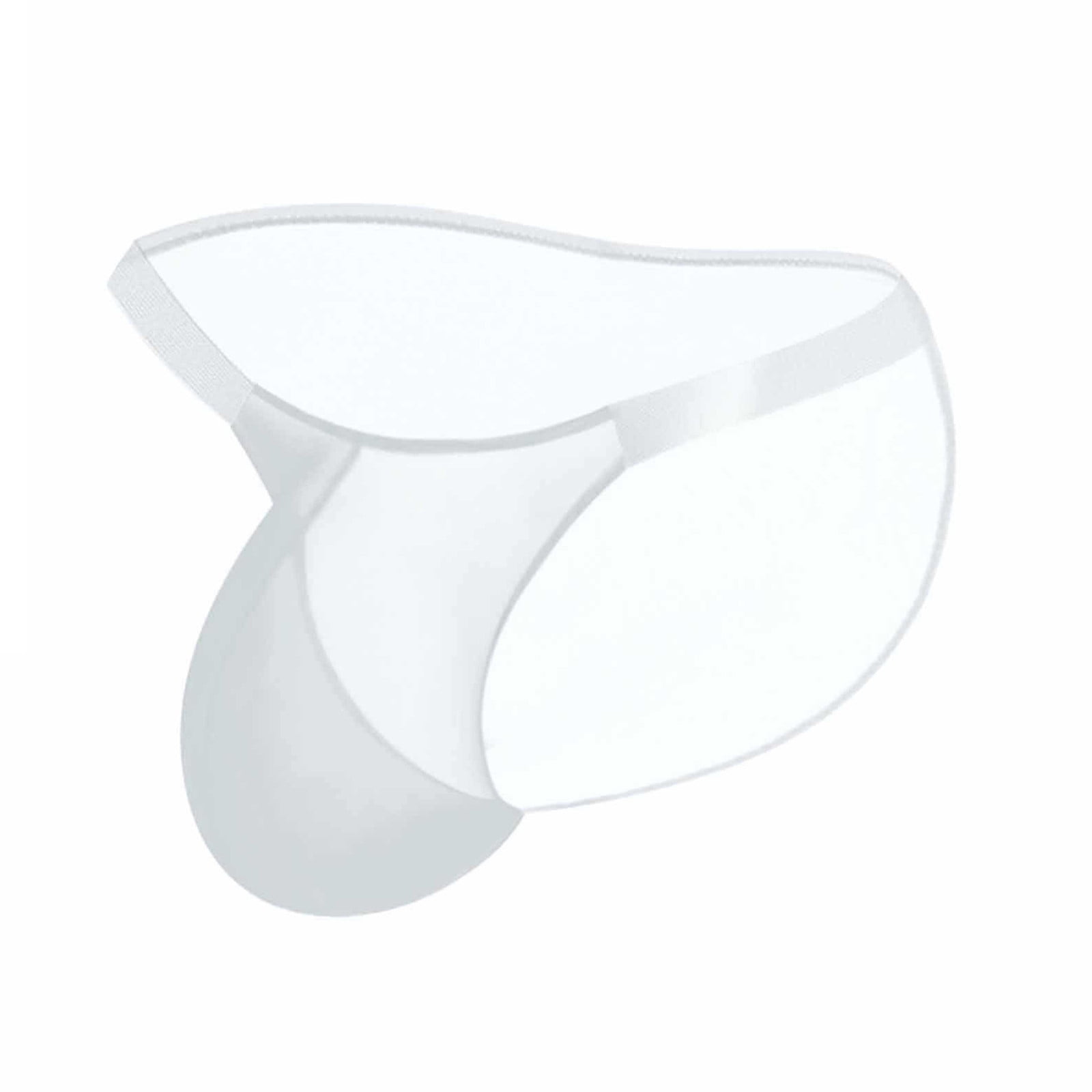 NoxwB Men's Sexy Cover Buttock Translucent Enhanced Pouch Bikini Briefs ...