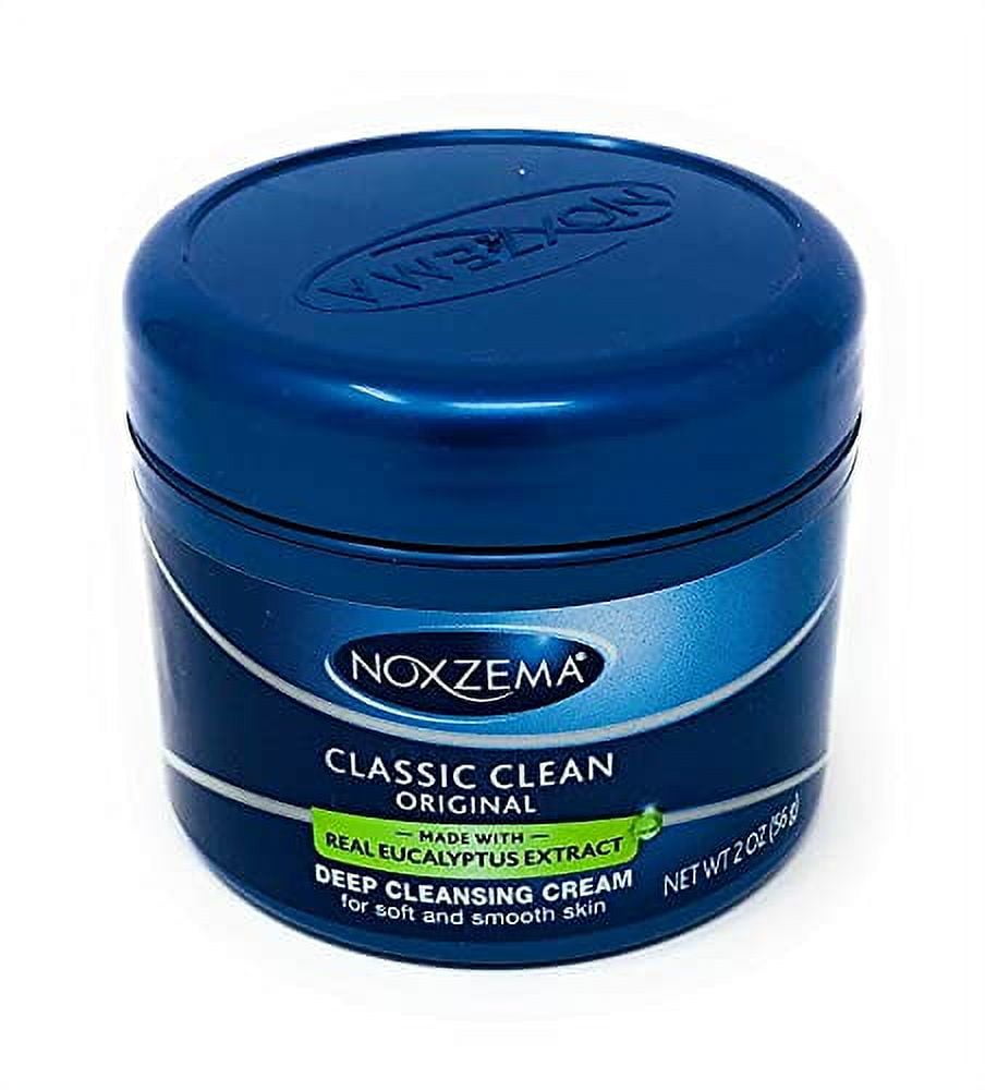 Noxzema Classic Clean Cleanser, Original Deep Cleansing Cream, Face ...