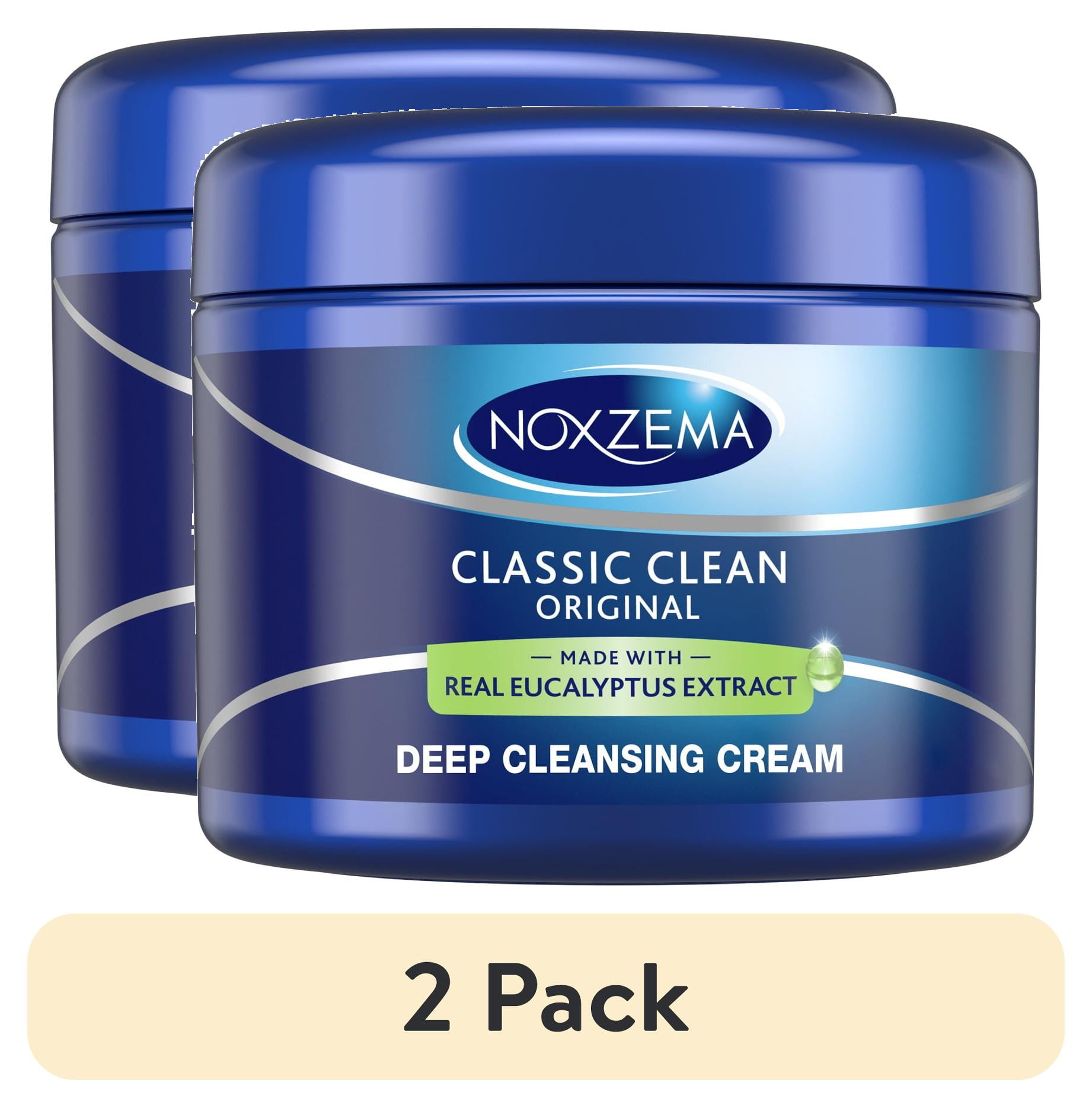 (2 pack) Noxzema Classic Clean Original Deep Cleansing Cleanser, 2 oz - Walmart.com