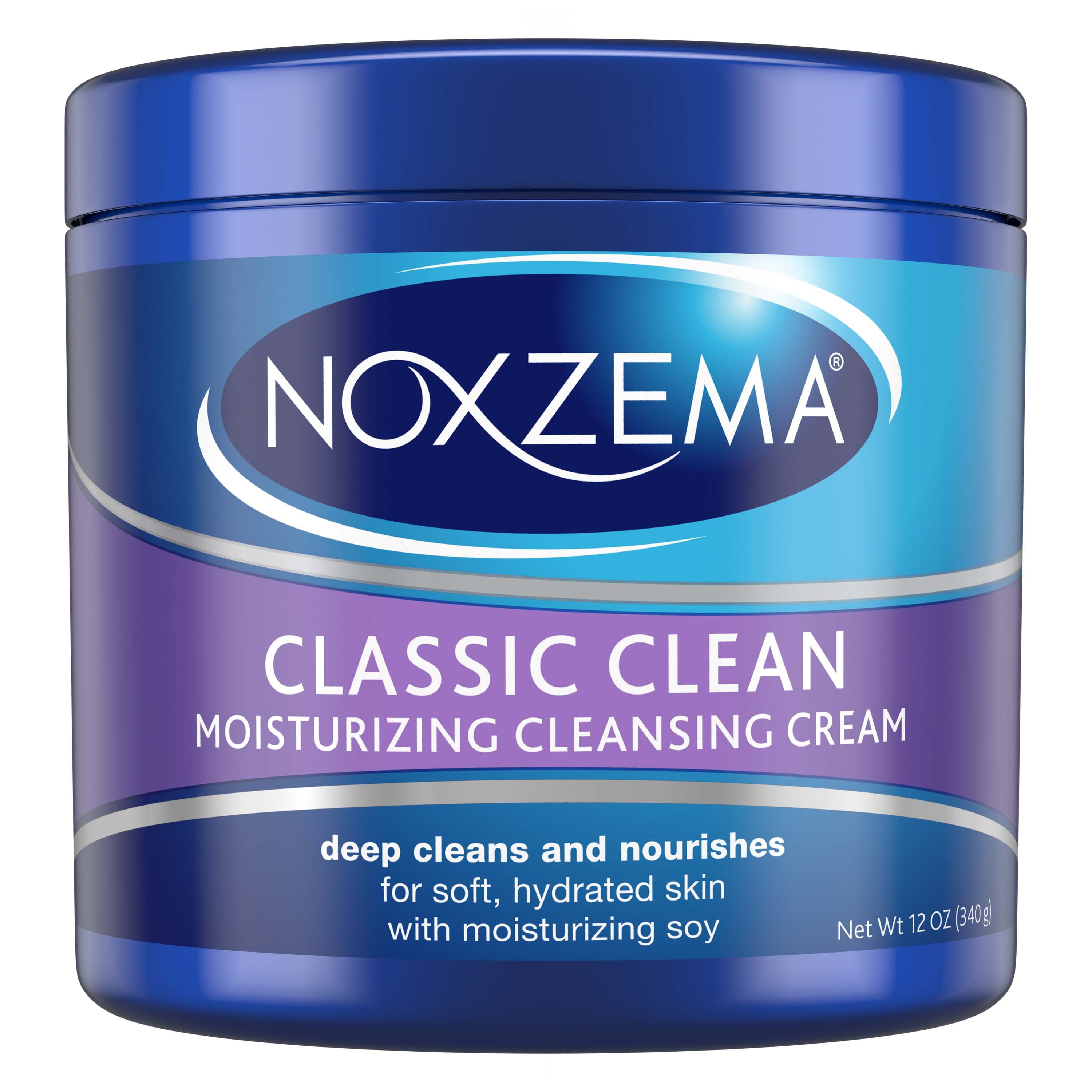 Noxzema Facial Cleanser Moisturizing Made w/ Real Eucalyptus, 12 oz, 6 ...