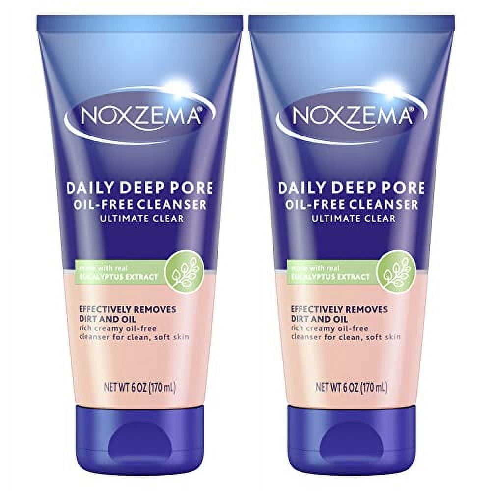 Noxzema Ultimate Clear Daily Deep Pore Oil-Free Cleanser for Soft ...