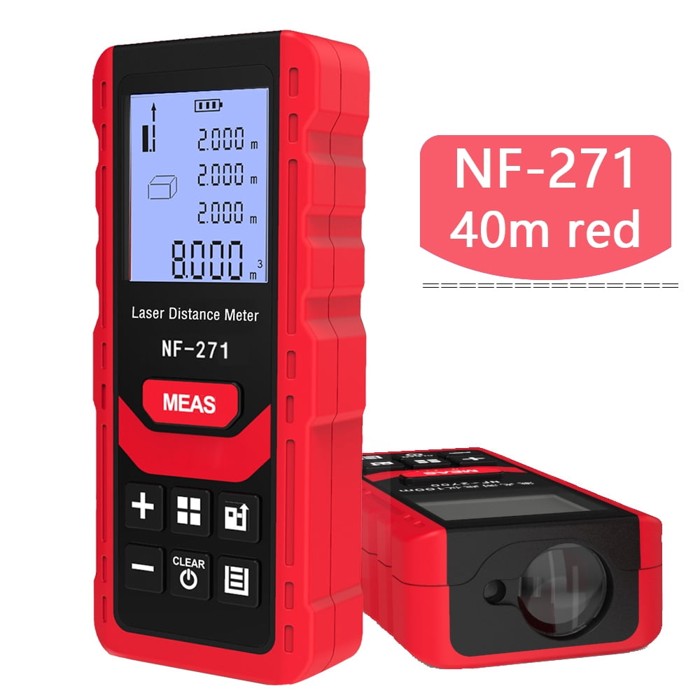 Noyafa NF-271 Laser Distance Meter 40M 80M Rangefinder Tape Range ...
