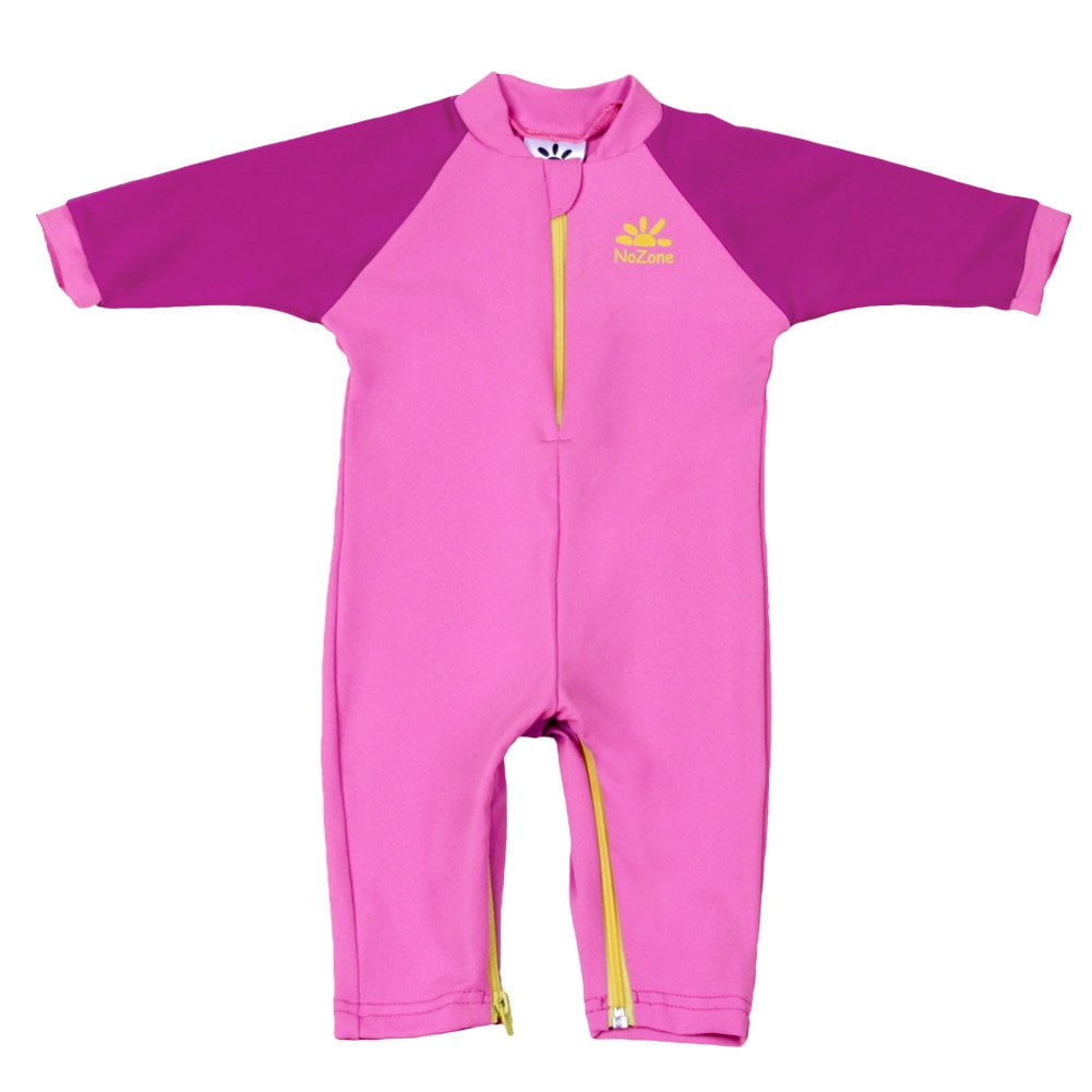 Nozone Fiji Sun Protective MMF7 Baby Girl Swimsuit in Bahama Pink ...