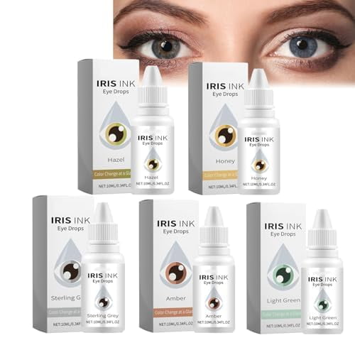 Nozren Eye Color Changing Drops, Color Changing Eye Drops, 5 Colors ...