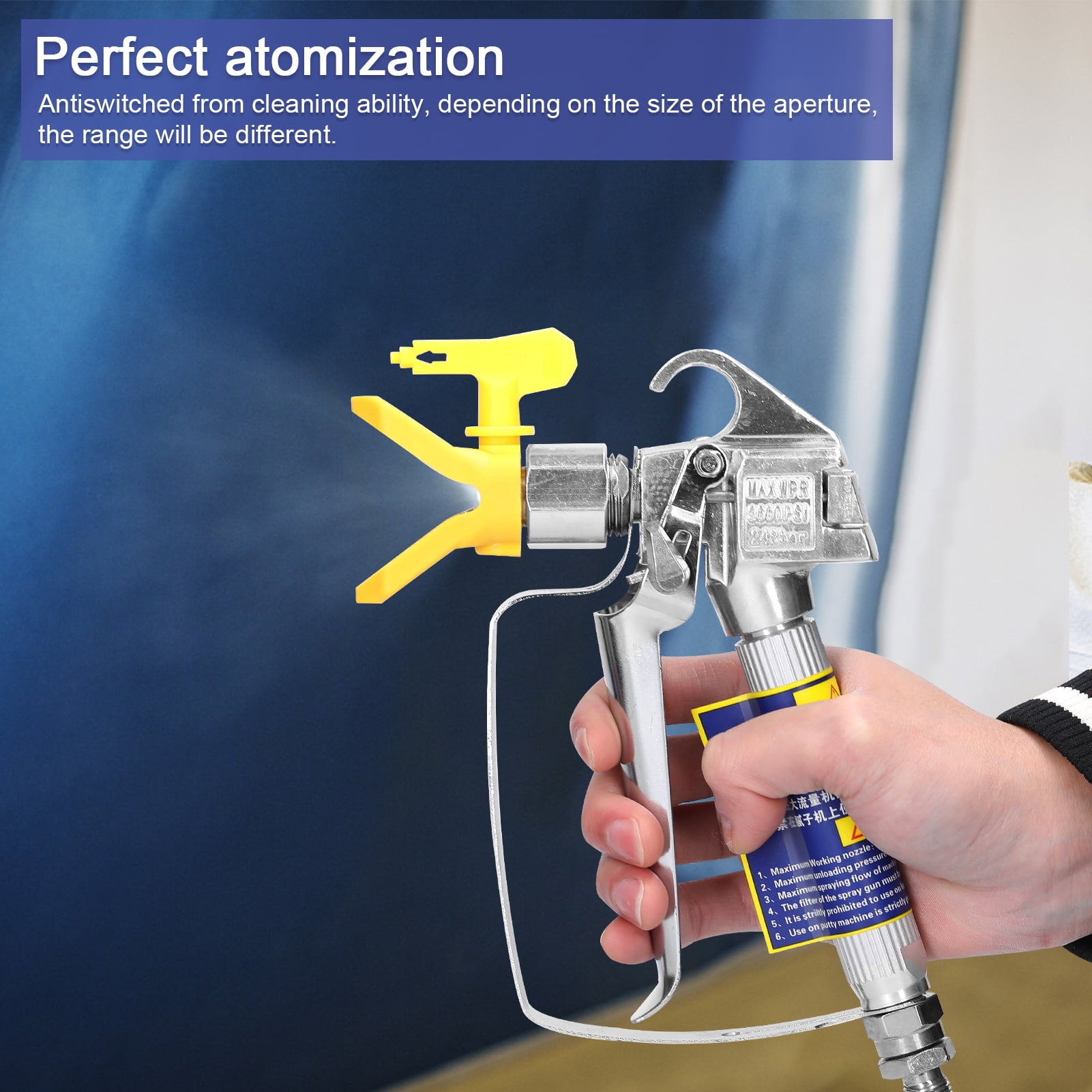 Nozzles,Airless Sprayer Paint Nozzles Set Airless Paint Nozzle Kit Airless Tips Airless Paint ...