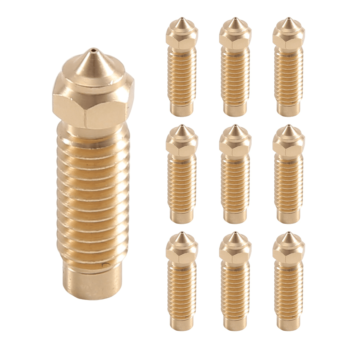 Nozzles Kit for Neptune 4 Plus, 3D Printer Parts 10PCS 0.4mm Brass ...