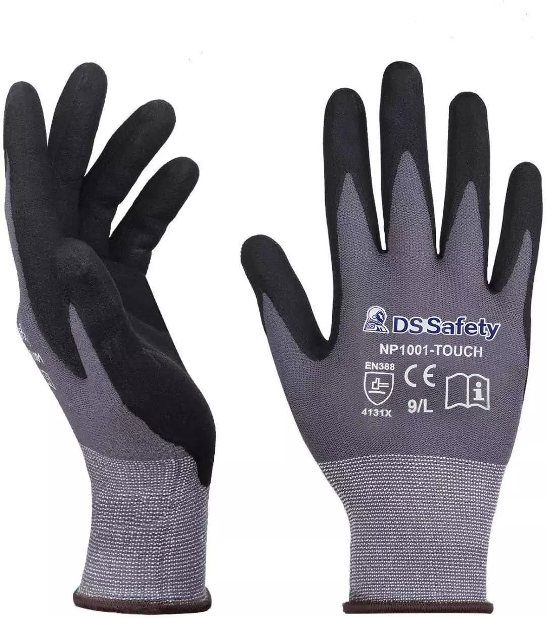 Np1001 Safety Work Gloves Comfort Stretch Fit Power Grip Smart Touch ...