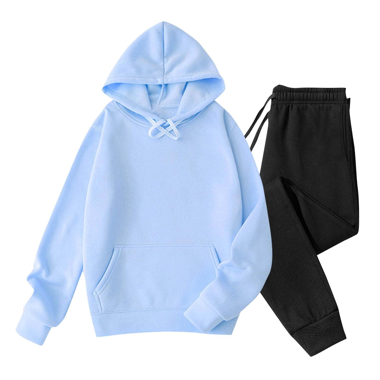 Npasoilc Sweatshirts for Men Long Sleeve Drawstring Velvet Hooded ...