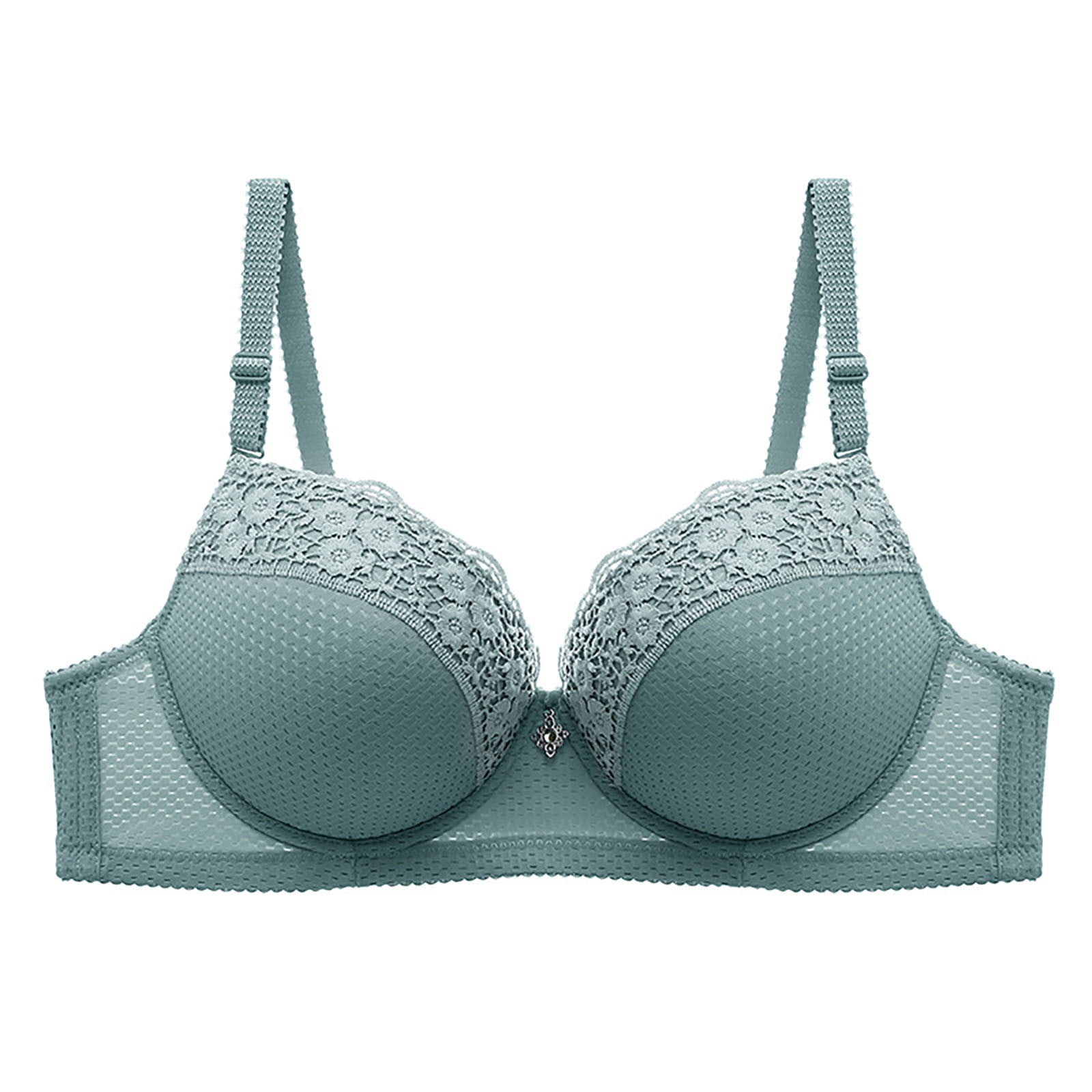 Npasoilc full coverage bra Underwire for womenWomen's Solid Color ...