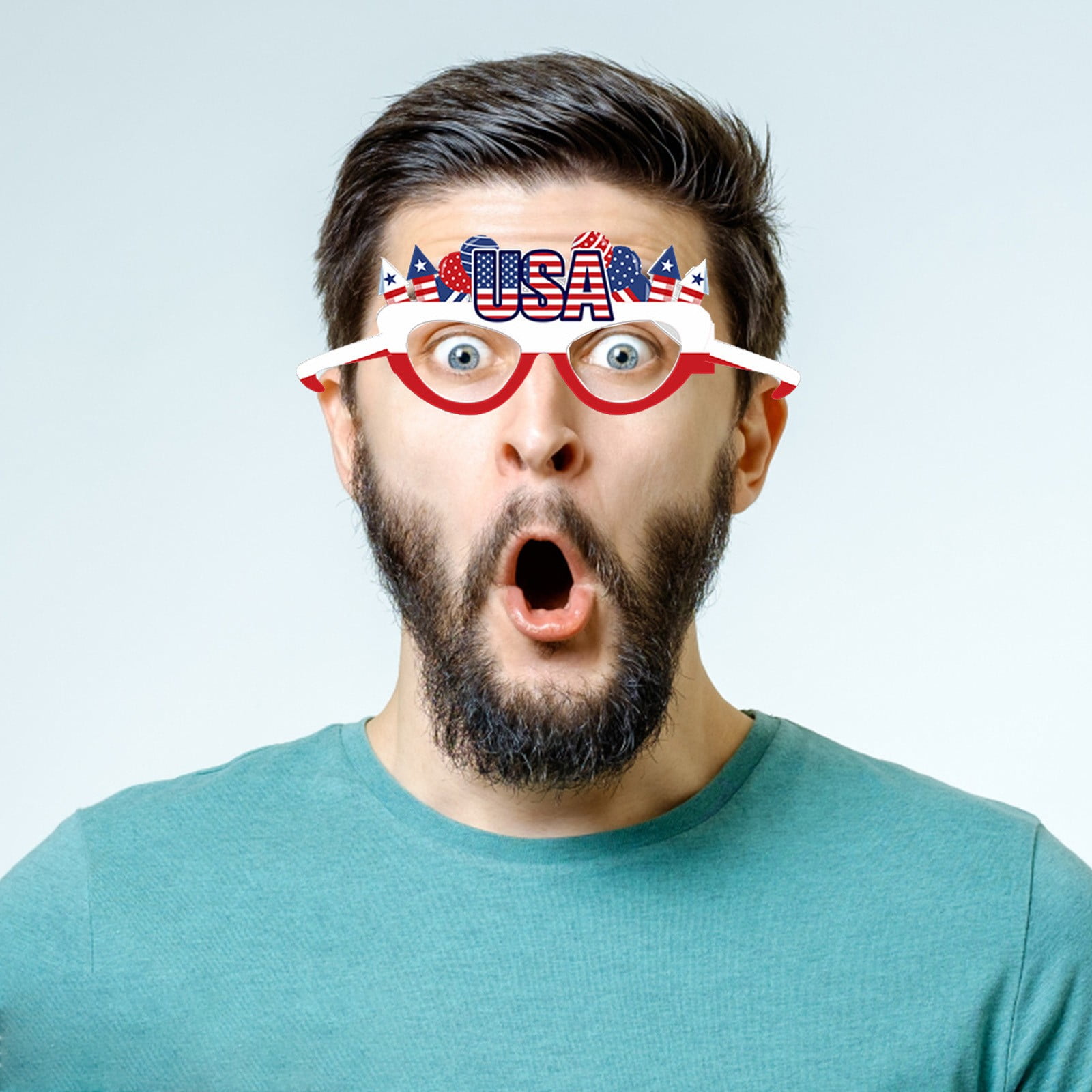 Npkgvia Event & Party Eyeglasses For Independence Day Party Favors ...