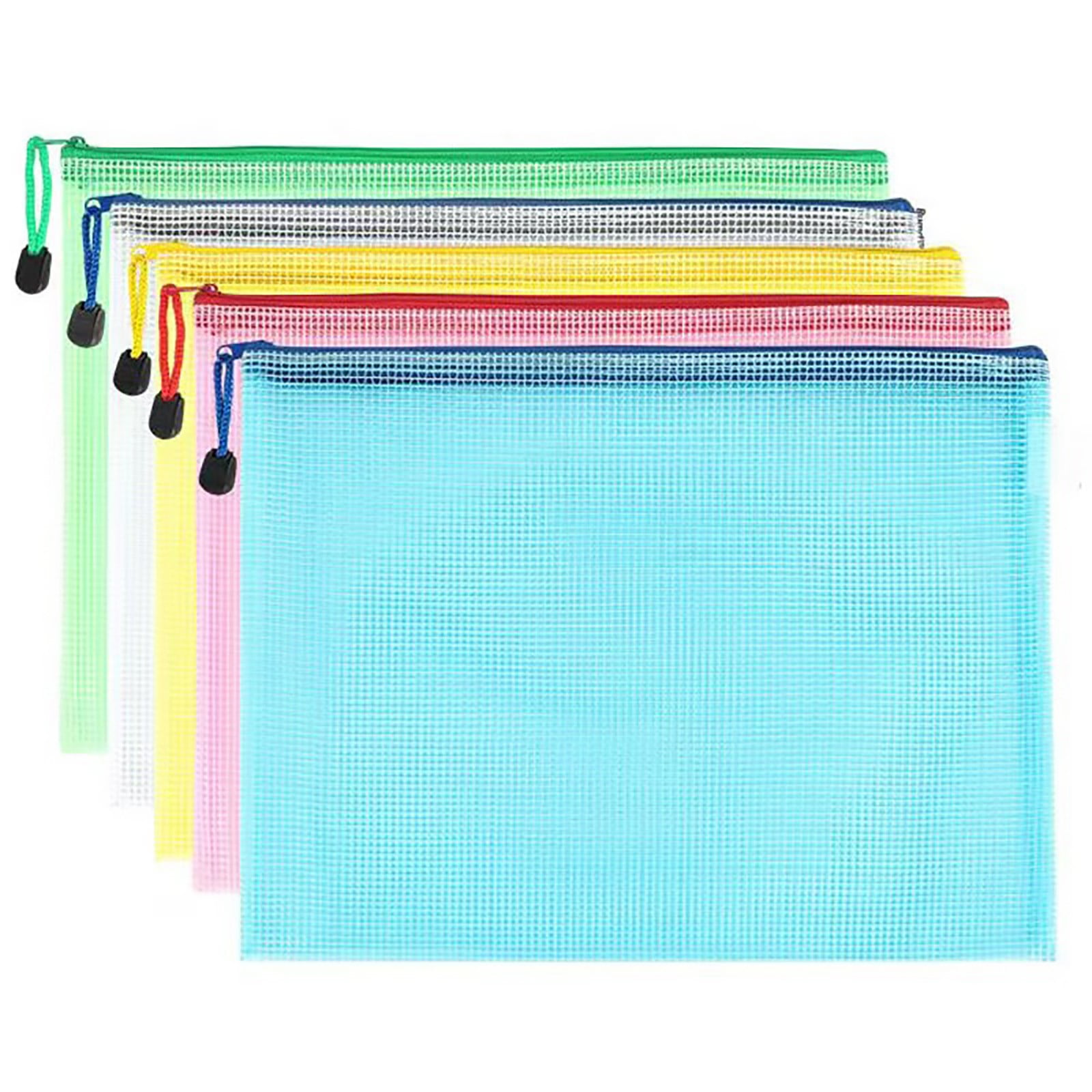 Npkgvia Office&Craft&Stationery A3 Mesh Zipper Bags Document Bags ...