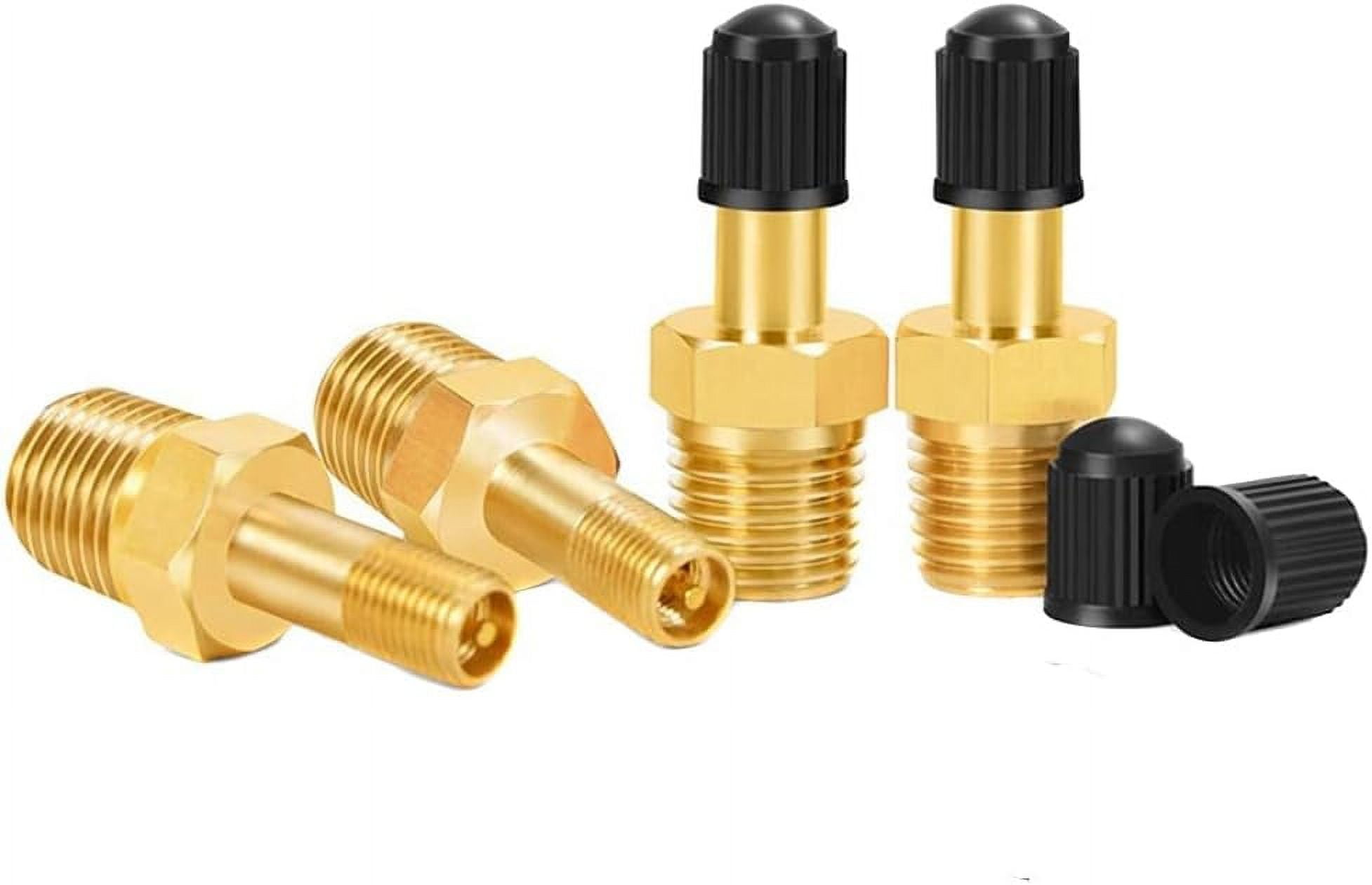Npt Tank Valves, Sovob Air Compressor Tank Fill Valve 1/8" Brass ...