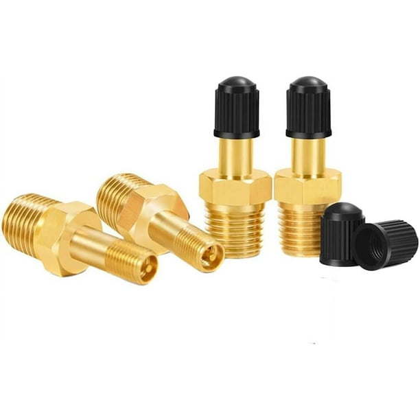 Npt Tank Valves, Sovob Air Compressor Tank Fill Valve 1/8" Brass ...