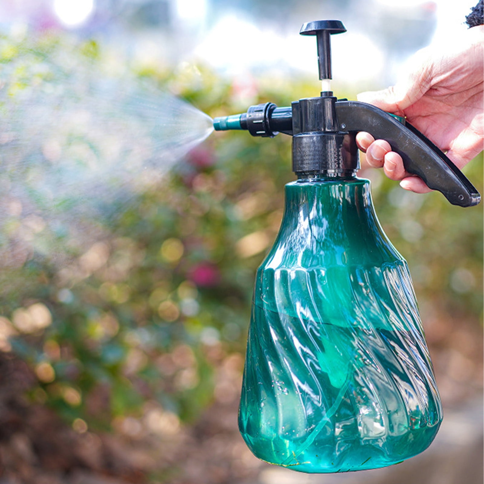 Nrmrqz 1500ml High Pressure Watering Spray Bottle | Adjustable Nozzle ...