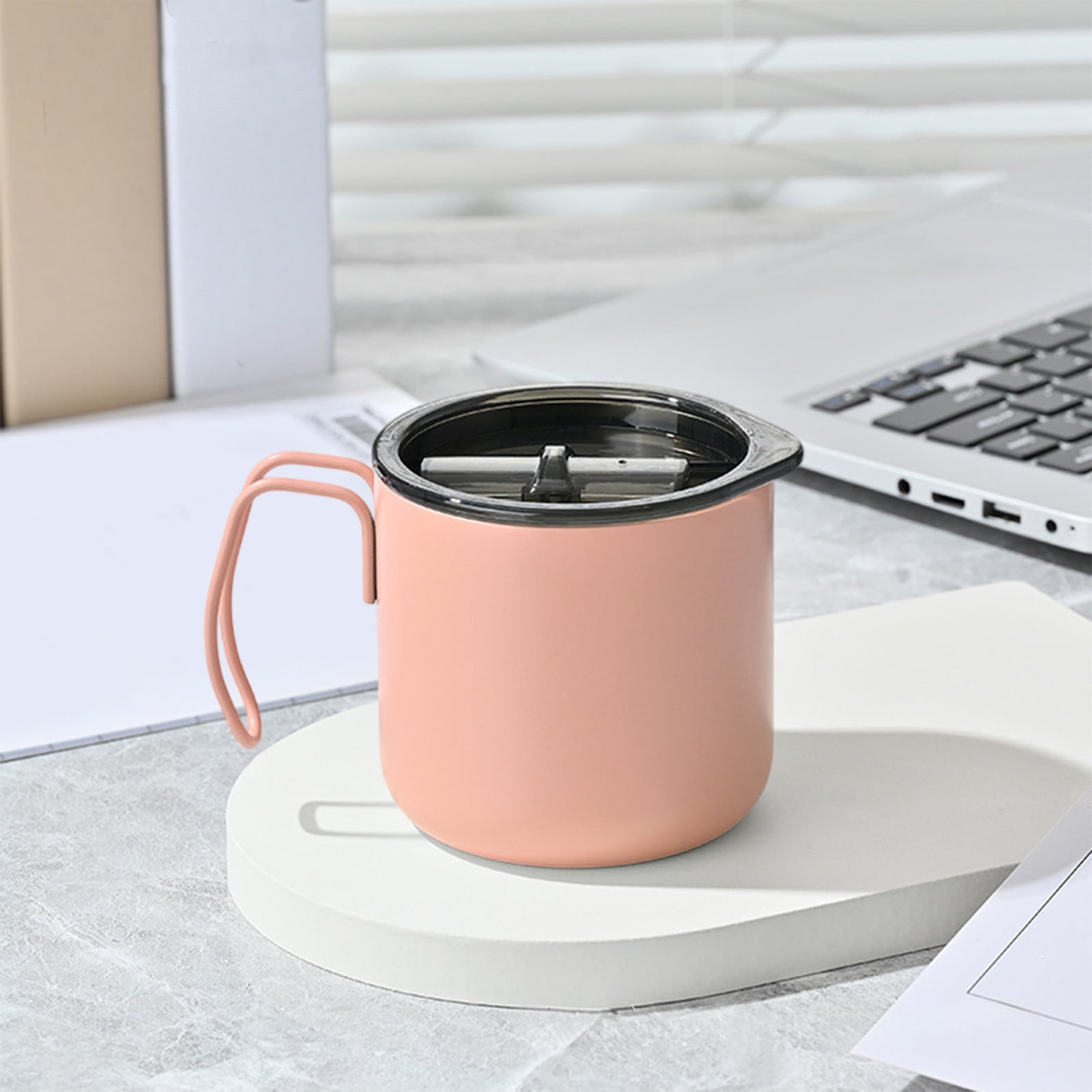 Nrmrqz 304 Stainless Steel Insulated Coffee Mug - 12oz Double Wall ...