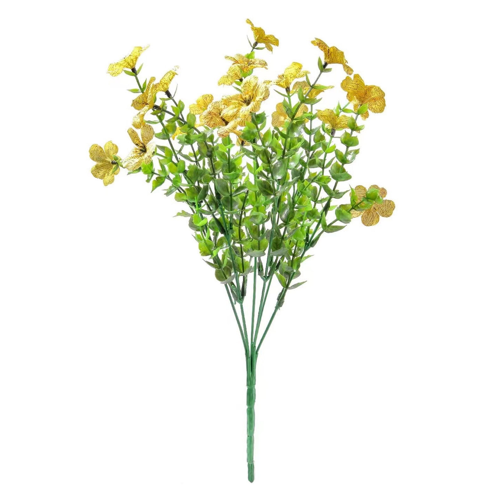 Nrmrqz Artificial Flowers 7-Branch Fake Trees & Violet Bouquet ...