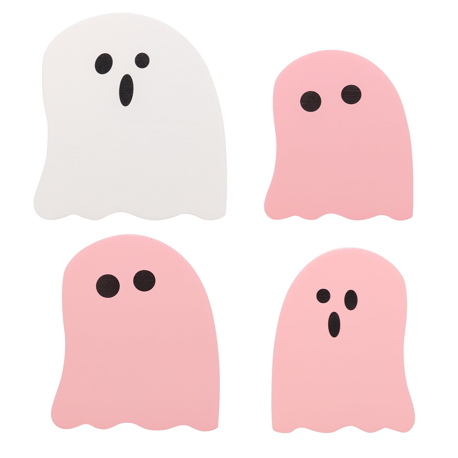 Nrmrqz Cute Ghost with Glasses Figurine Set - Halloween Decor ...