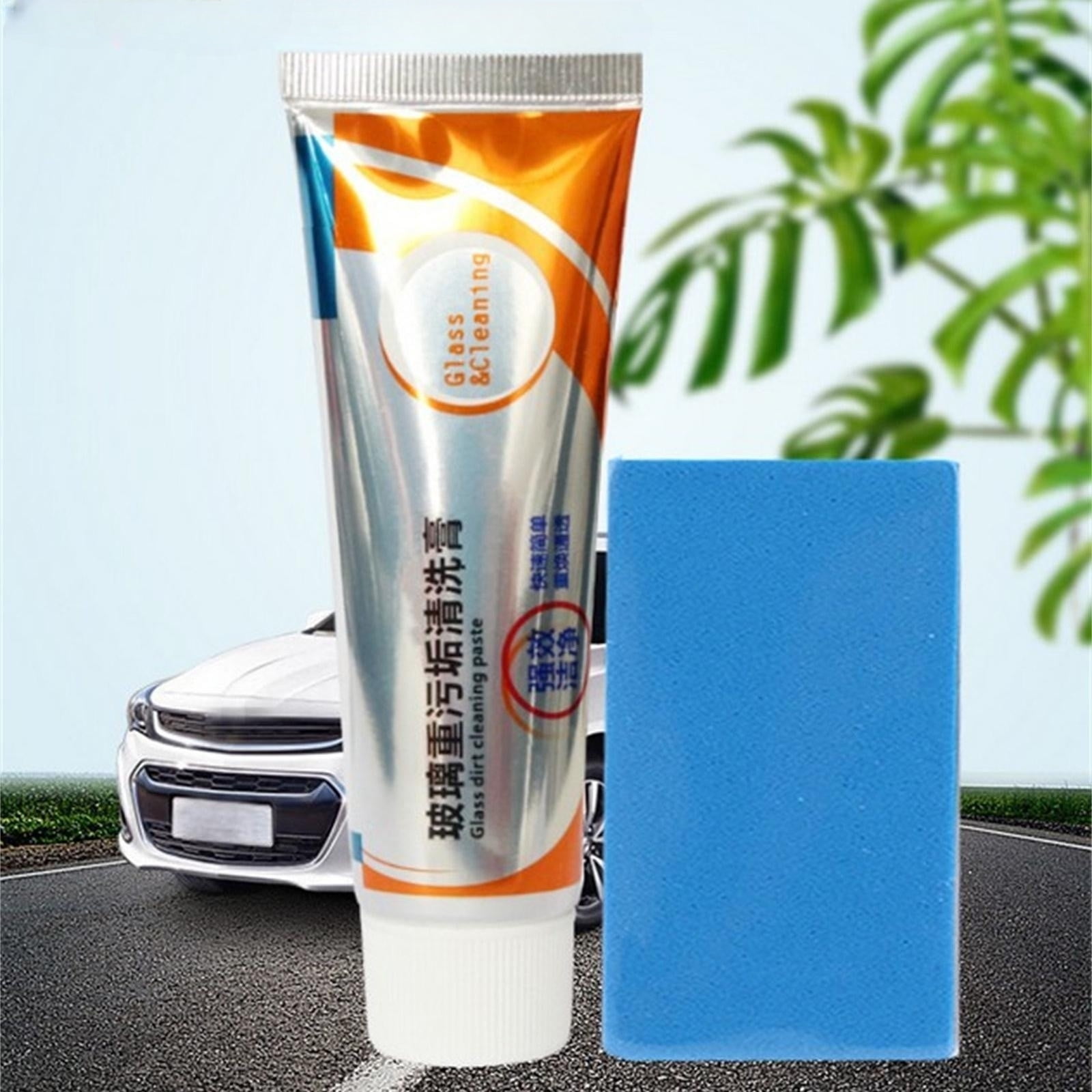 Nrmrqz Car Glass Detergent Oil Film Remover Windshield Cleaner Heavy Dirt Cleaning Paste 50g ...