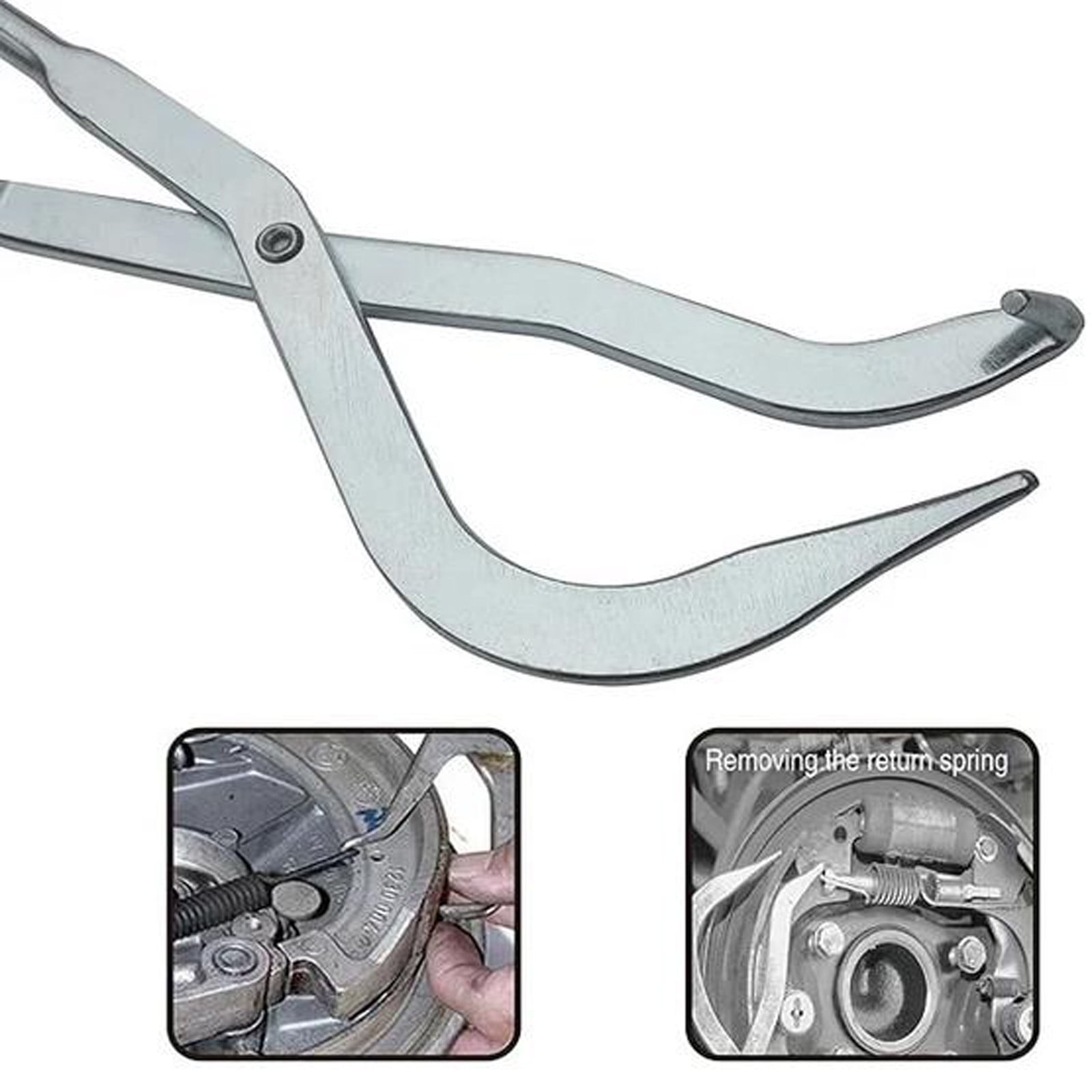 Nrmrqz Drum Brake Spring Caliper Tool, Stainless Steel, for Shoe Return ...