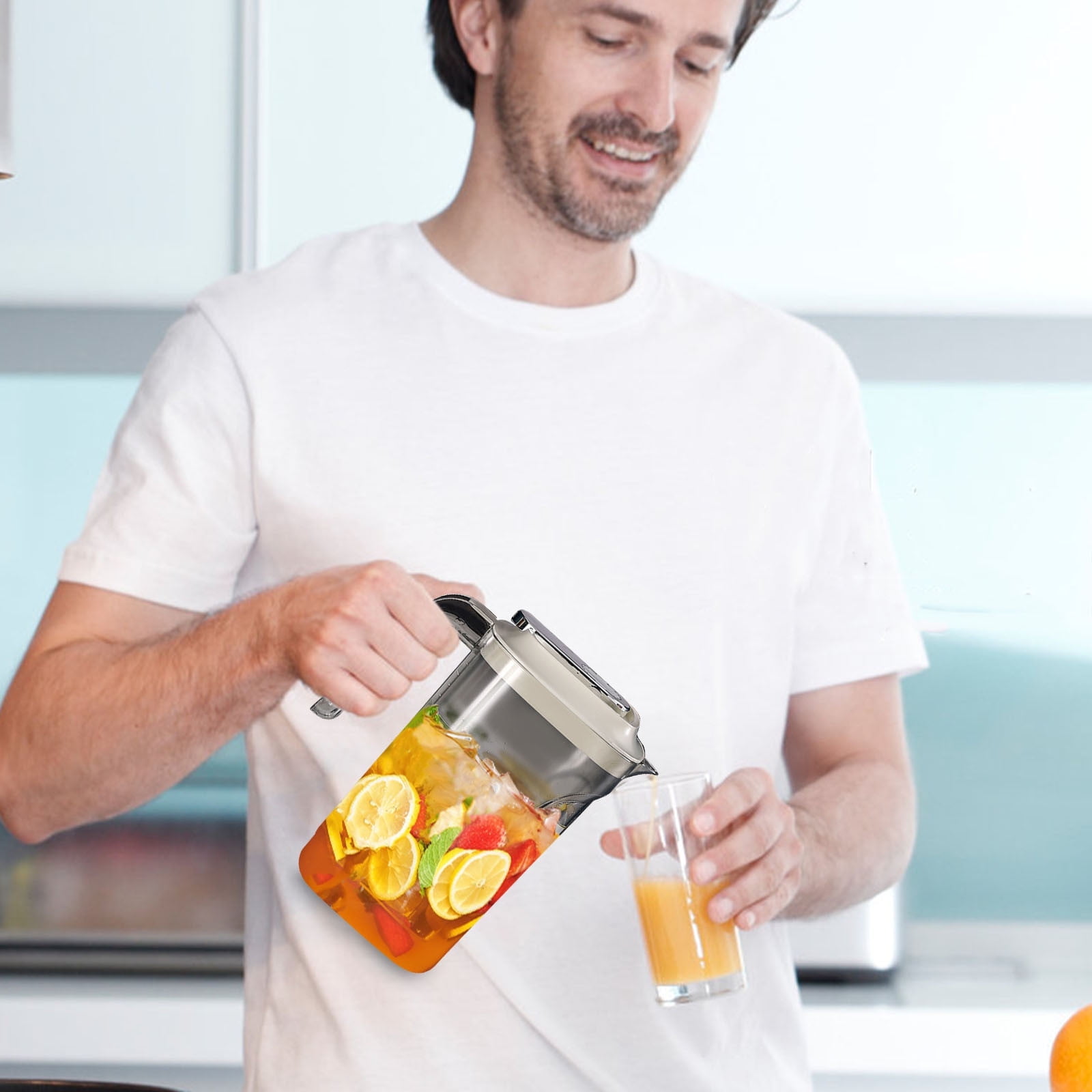 Nrmrqz Electric Kettle Small Durable 2.2L Large Capacity Cold Water Pot ...