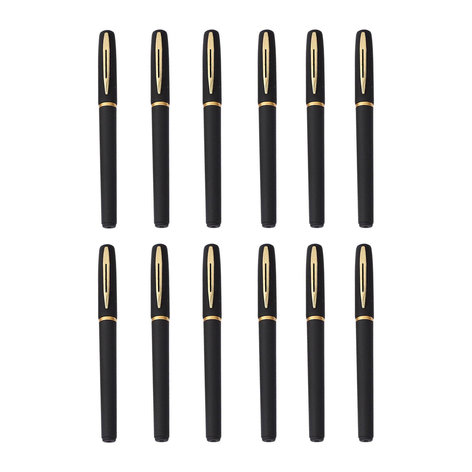 Nrmrqz Gel Pens Black Inks 12 Pack | 0.5mm Fine Point Smoothness ...