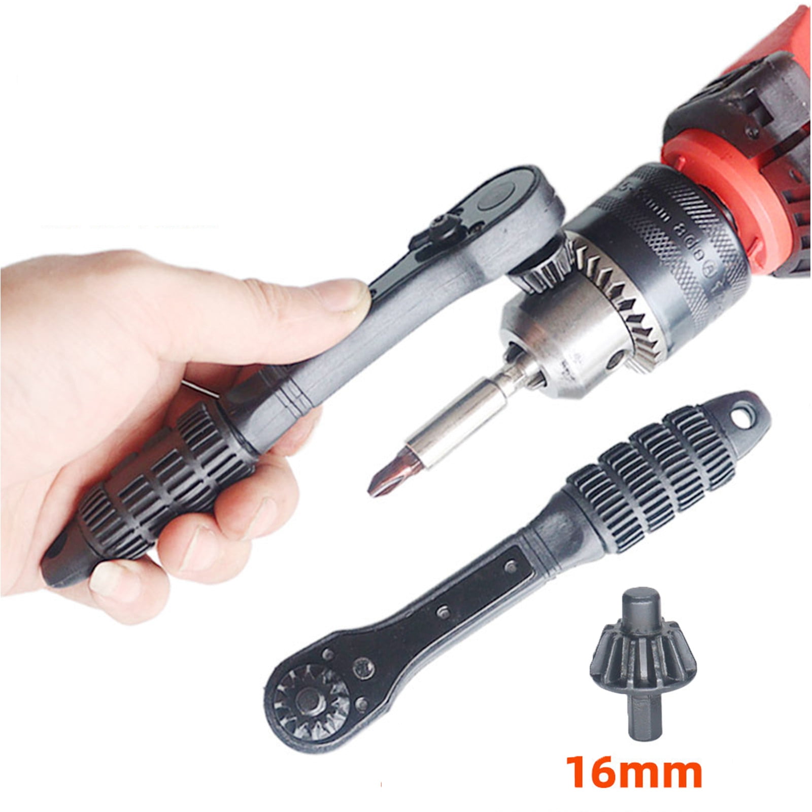 Nrmrqz General Magnetic Ratchet Wrench Set | 16MM Interchangeable Chuck ...