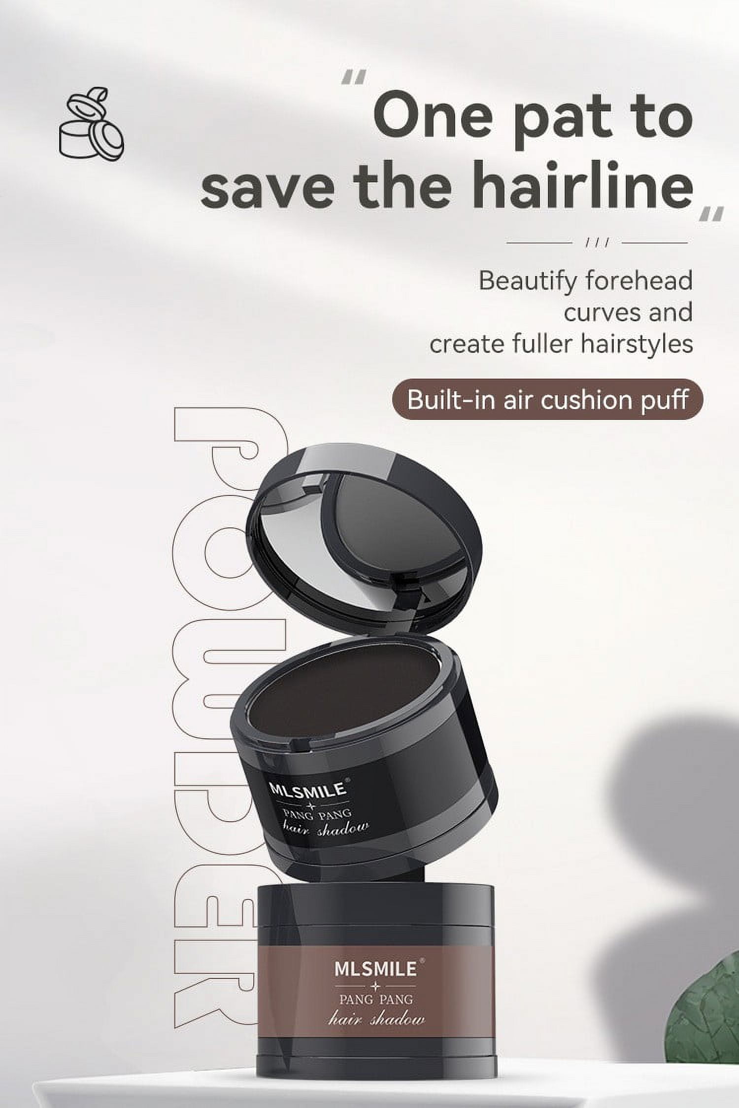 Nrmrqz Hairlines Volumizing Powder - Forehead Hair Filler for Thinning ...