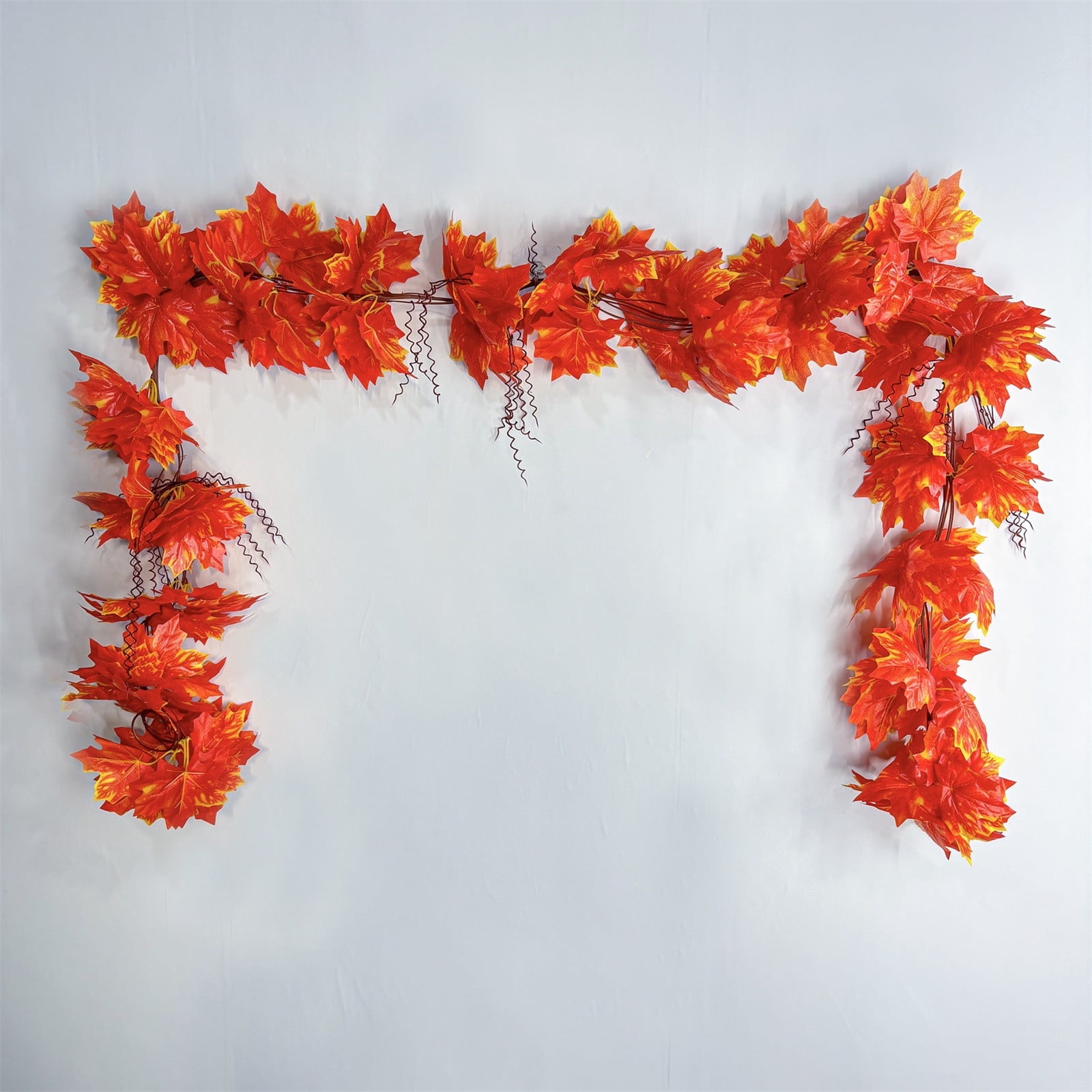 Nrmrqz Halloween Maple Leaf Vines Decor | Artificial Fake Leaves ...