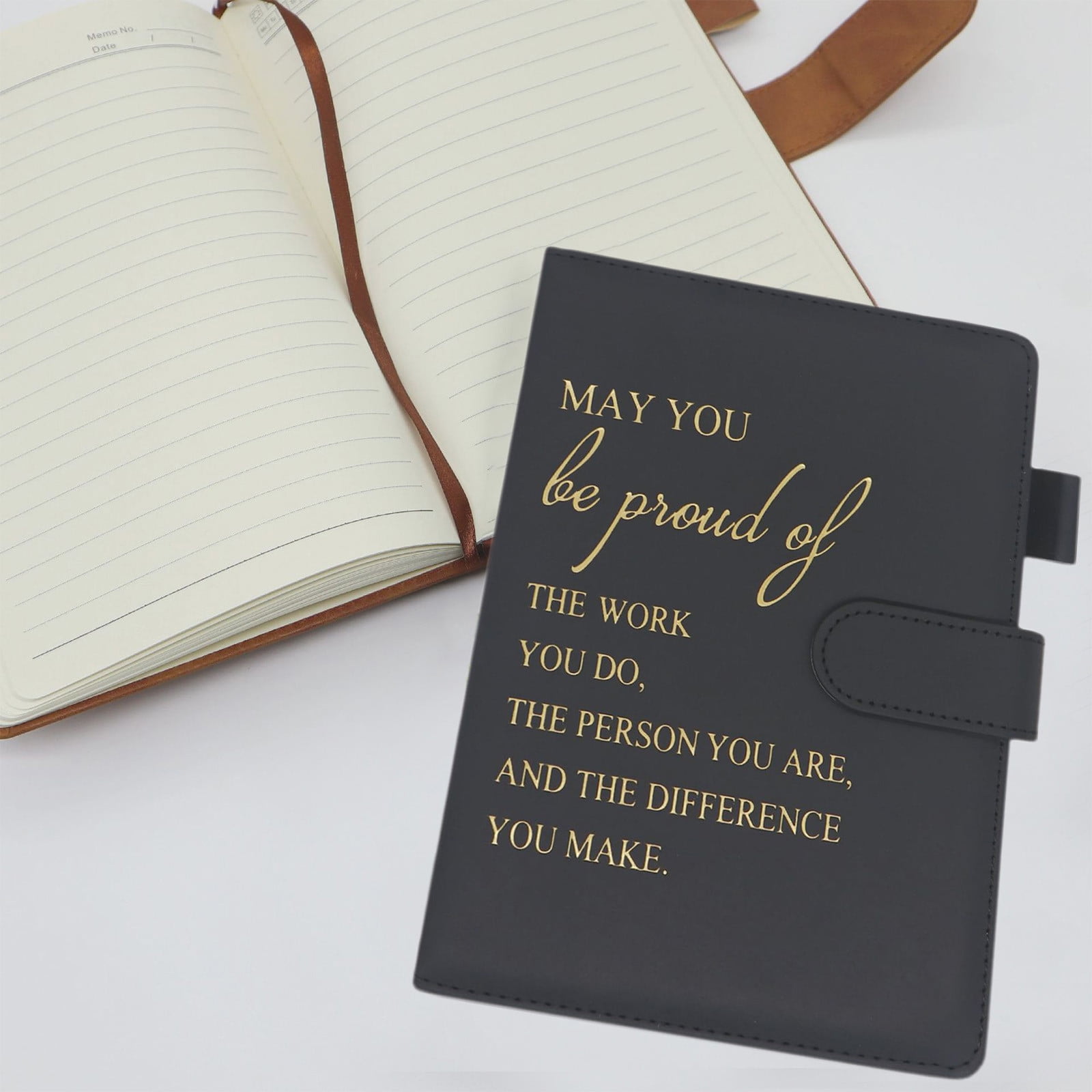 Nrmrqz Magnetic Closure Notebook | Professional Notepad for Office ...