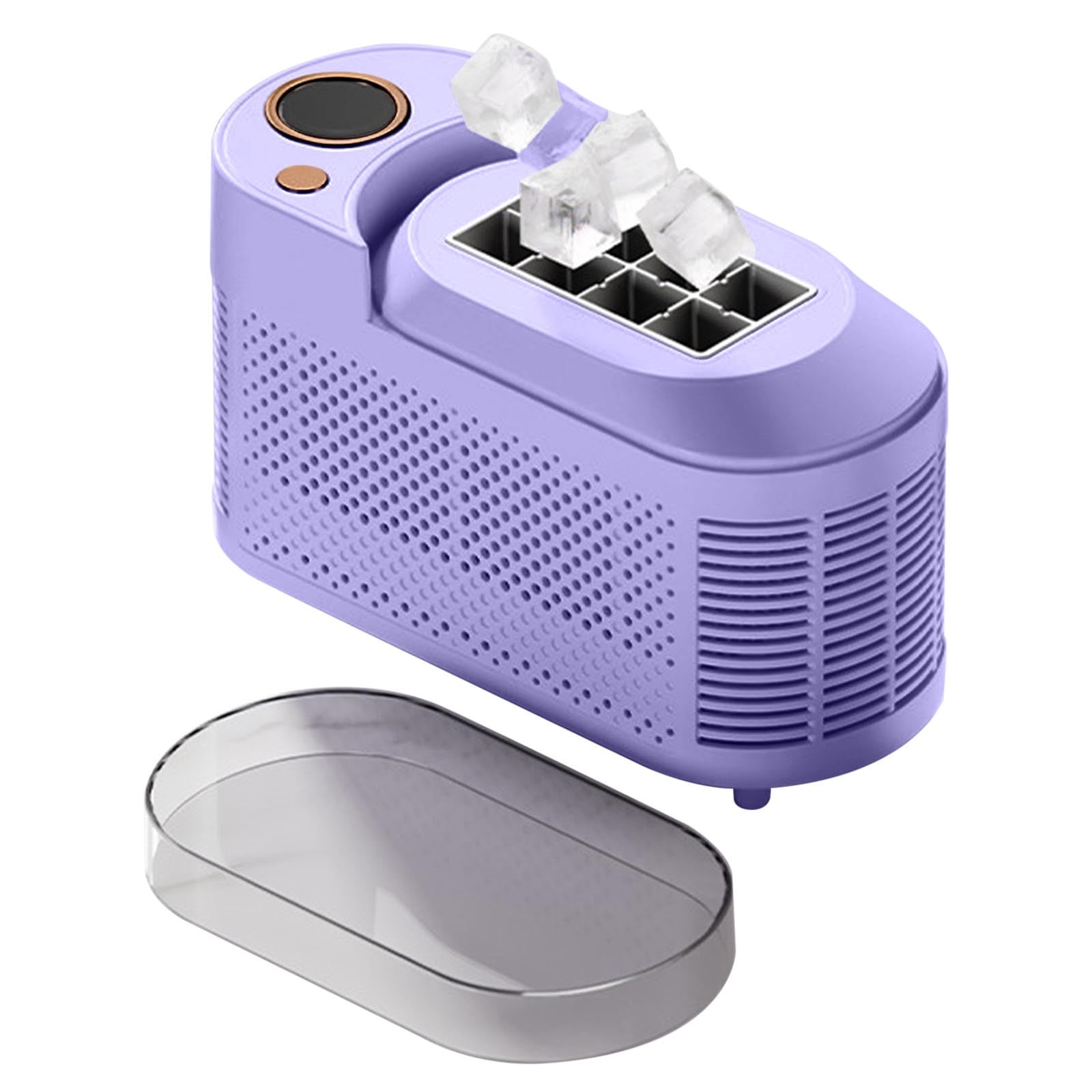 Nrmrqz Mini Ice Maker Machines | Portable & Automatic | Makes 8 Cubes ...