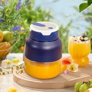 Portable Mini Juicer 400ml Juice Extractor 40W with 6 Blades Double Cup ...
